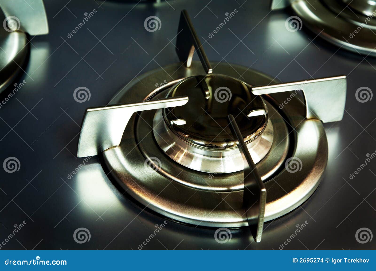 Metal gas cooker stock photo. Image of gassing, surface - 2695274