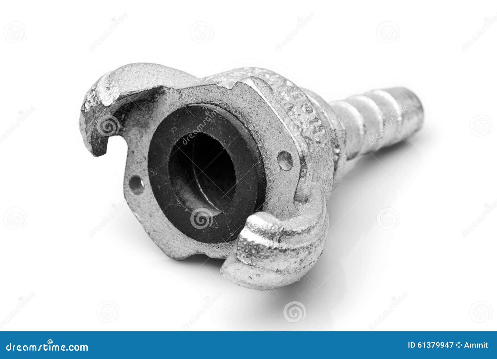 Metal Gas Piping Connection with Rubber Boot Stock Image - Image of ...