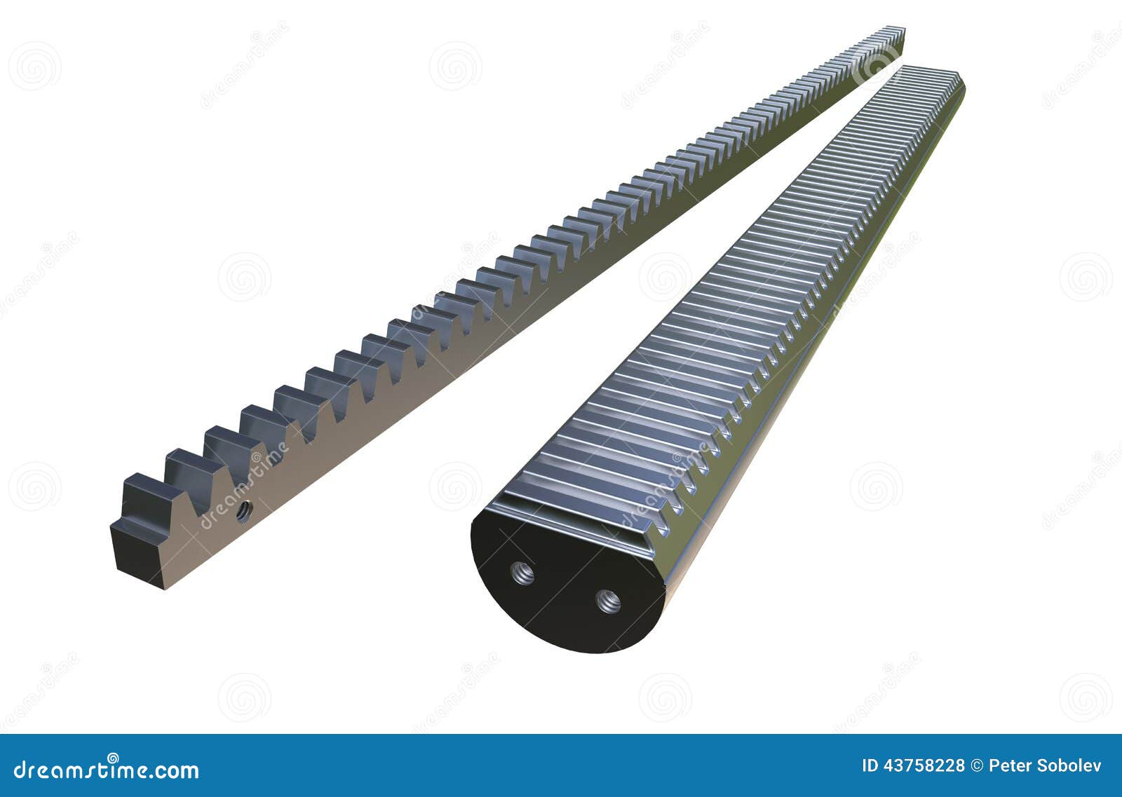 Metal gear racks stock illustration. Illustration of rack - 43758228