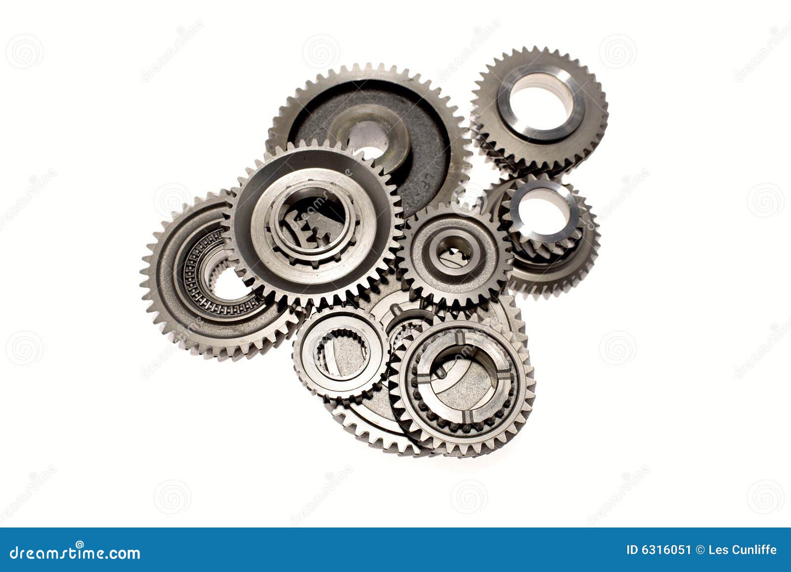 Metal gears stock image. Image of cogwheels, industrial - 6316051