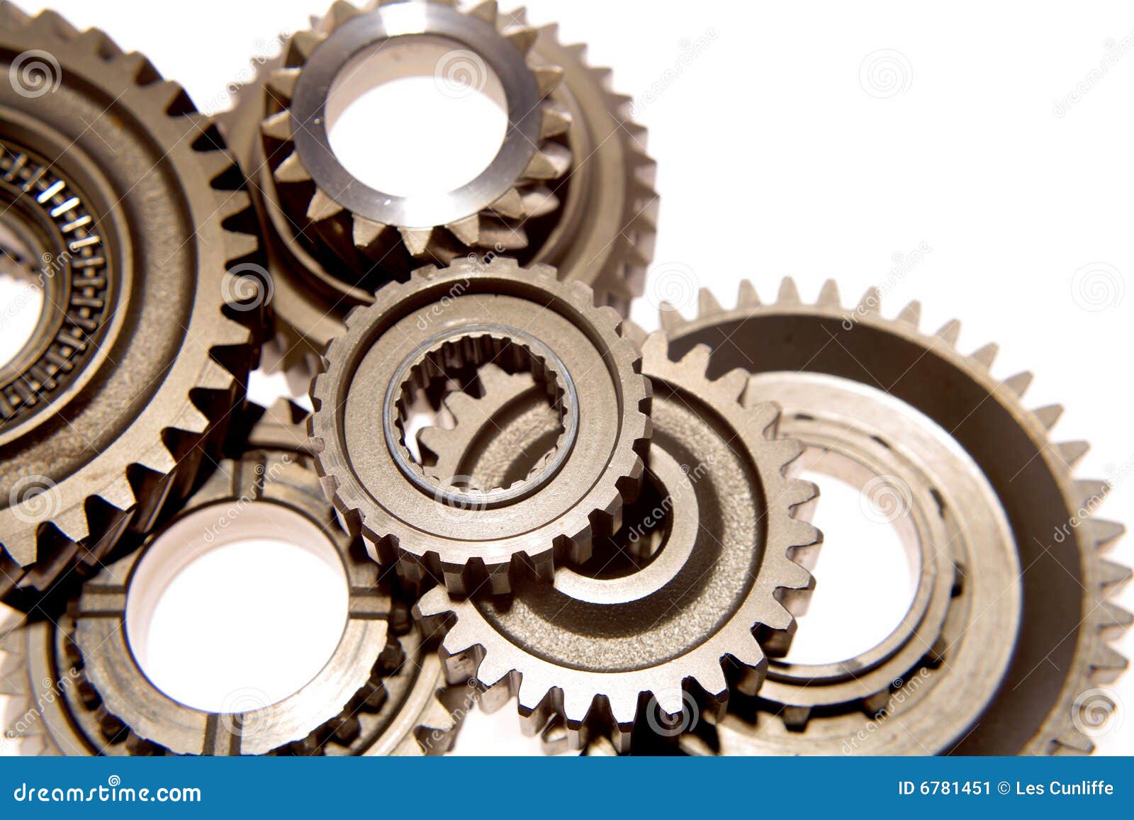 Metal gears stock image. Image of mechanism, mechanical - 6781451
