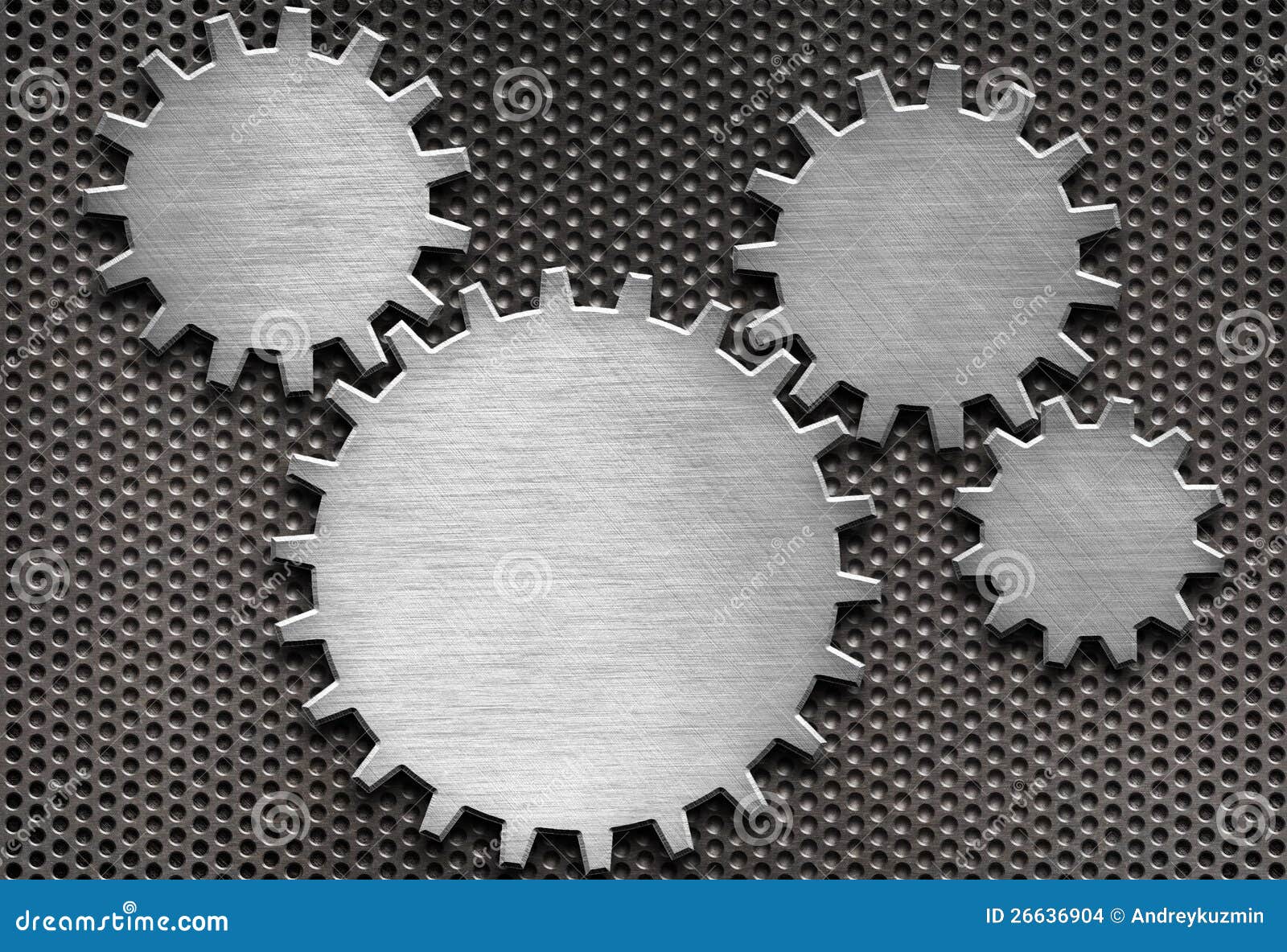 Metal Gears and Cogs Background Stock Photo - Image of gears, stainless ...