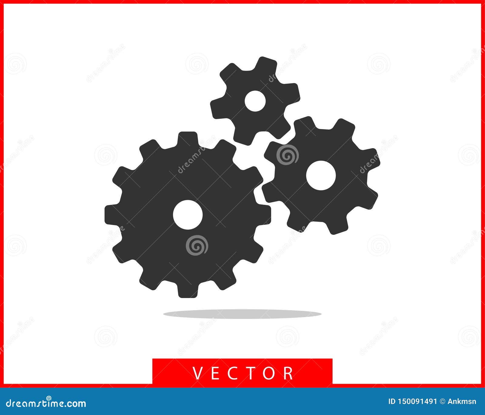 Metal Gears and Cogs Vector. Gear Icon Flat Design. Mechanism Wheels ... Metal Gears and Cogs Vector. Gear Icon Flat Design. Mechanism Wheels ...