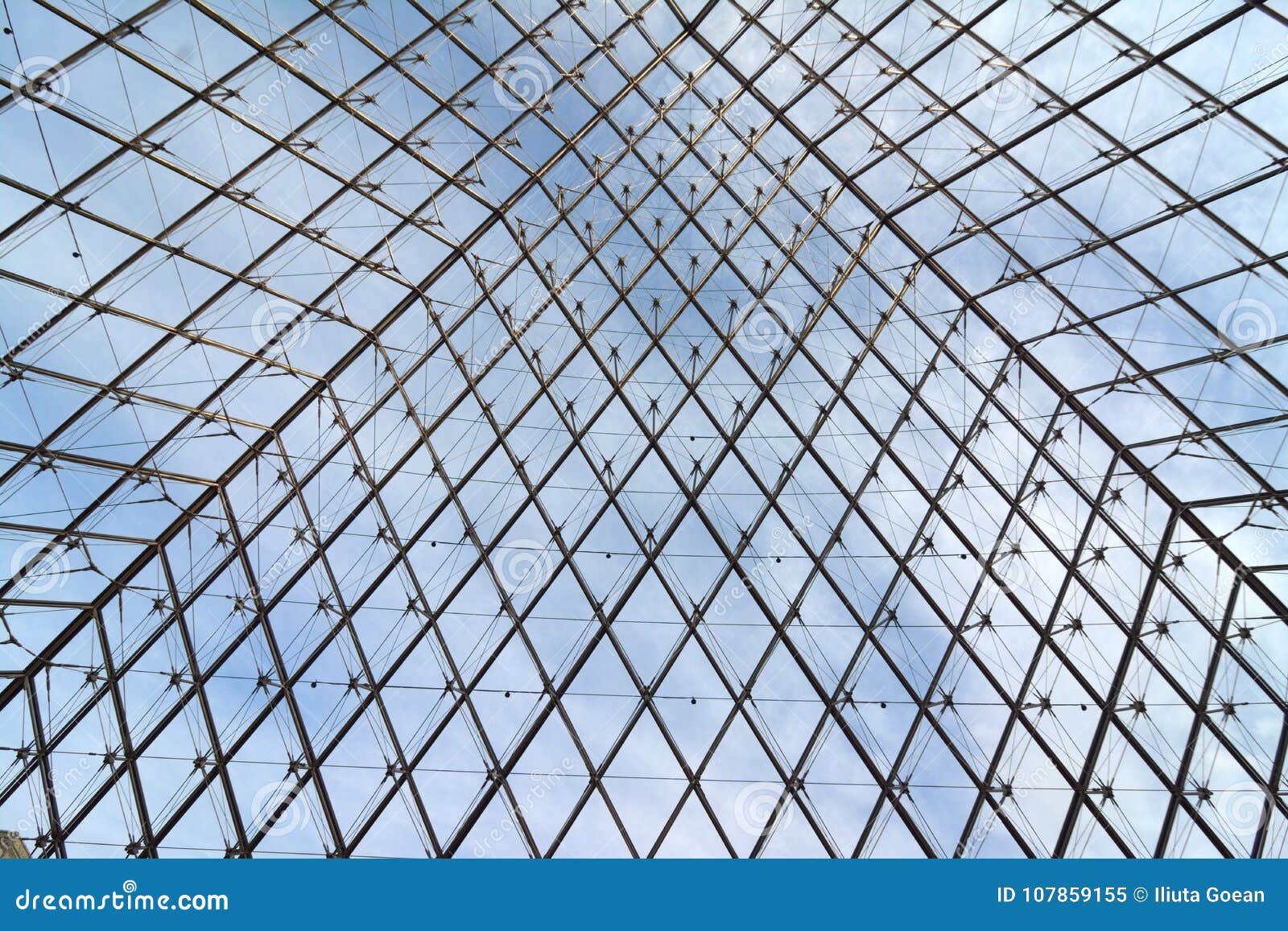 Metal and Glass Structure stock image. Image of frame - 107859155