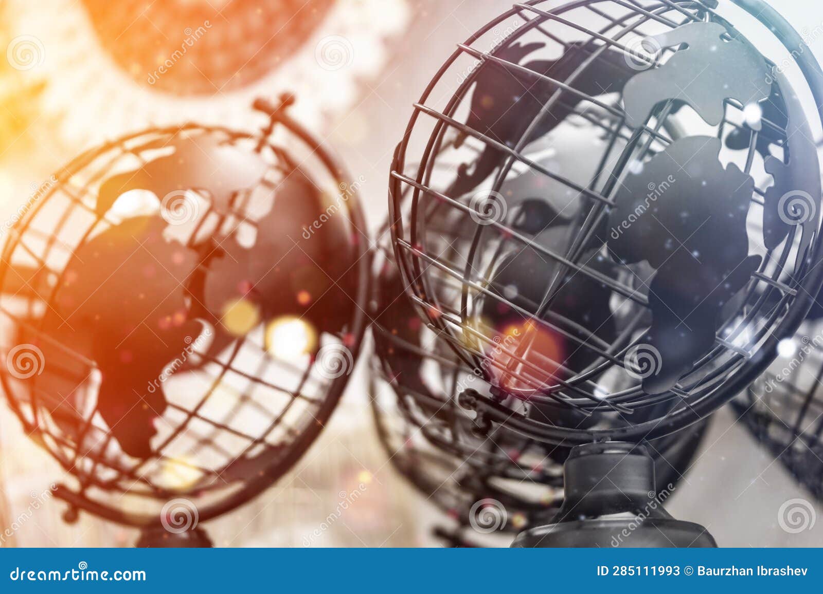 Complex Armillary Sphere Representing Celestial Orbits And Positions ...