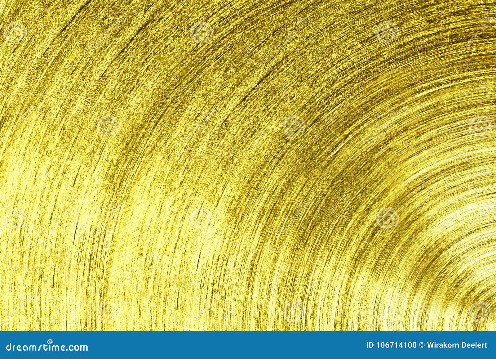 A Metal Gold Iron with Circular Texture Background Stock Photo - Image ...