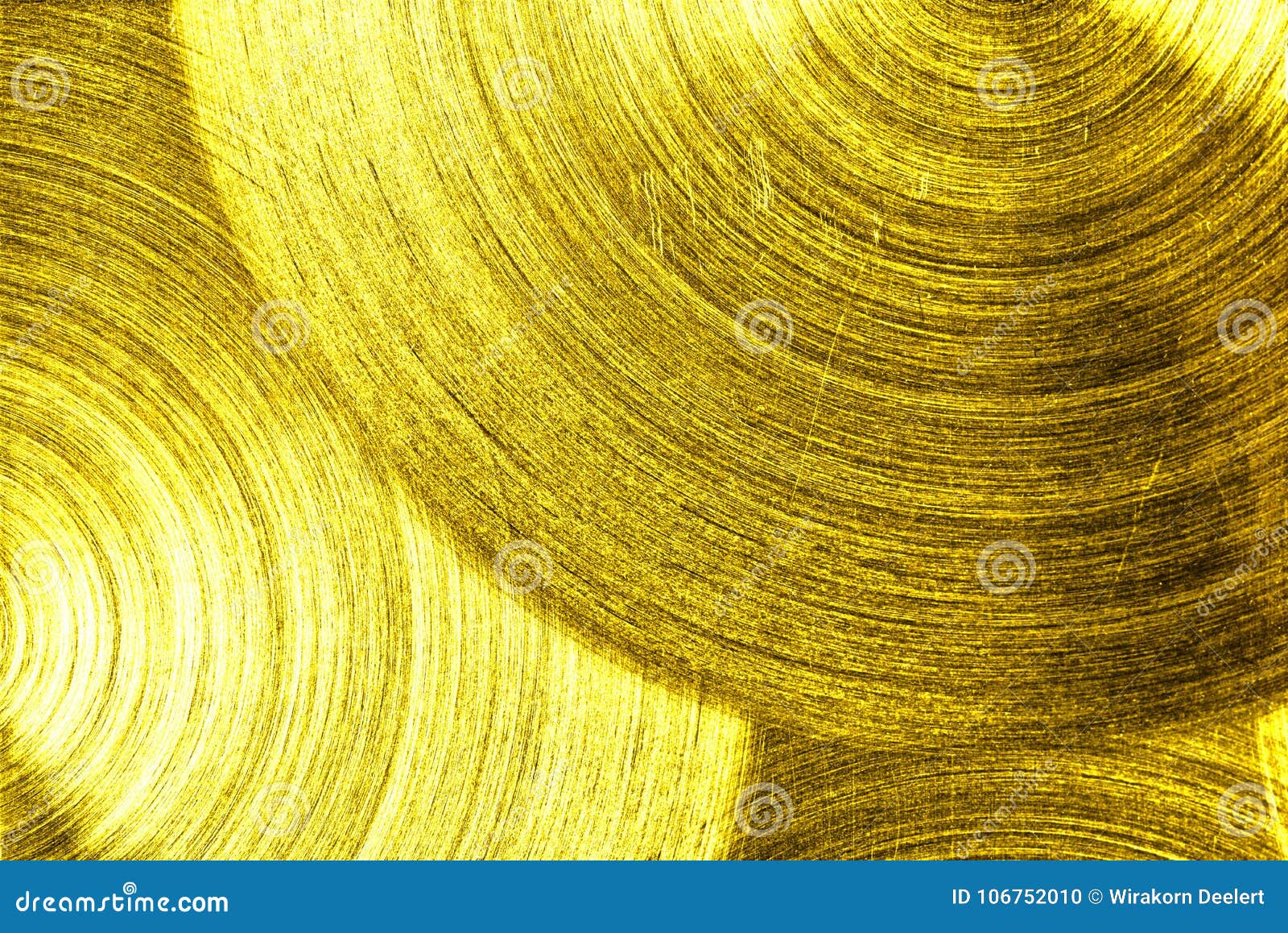 A Metal Gold Iron with Circular Texture Background Stock Photo - Image ...
