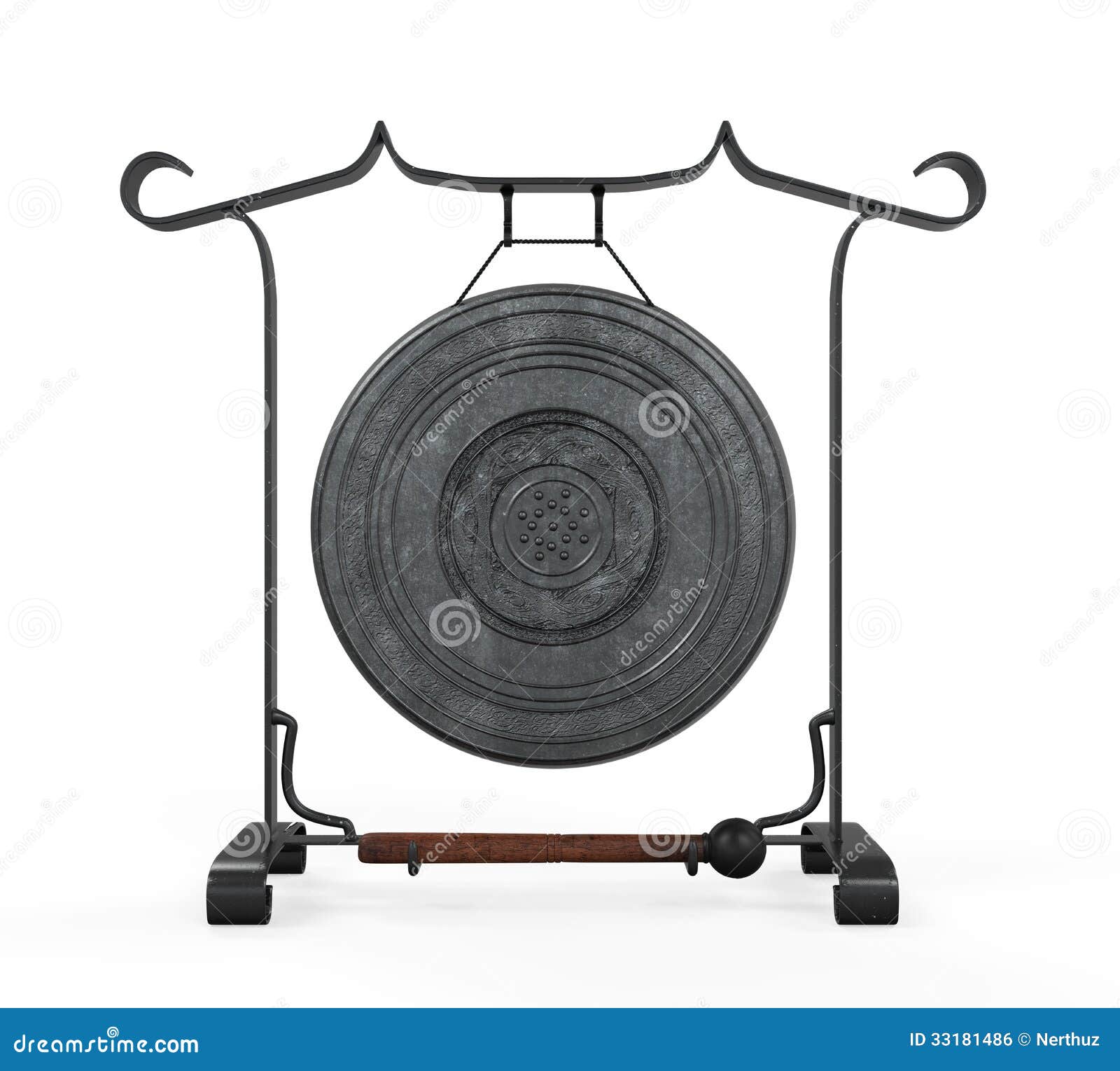 Antique Gong Disc Stock Photo | CartoonDealer.com #39348546