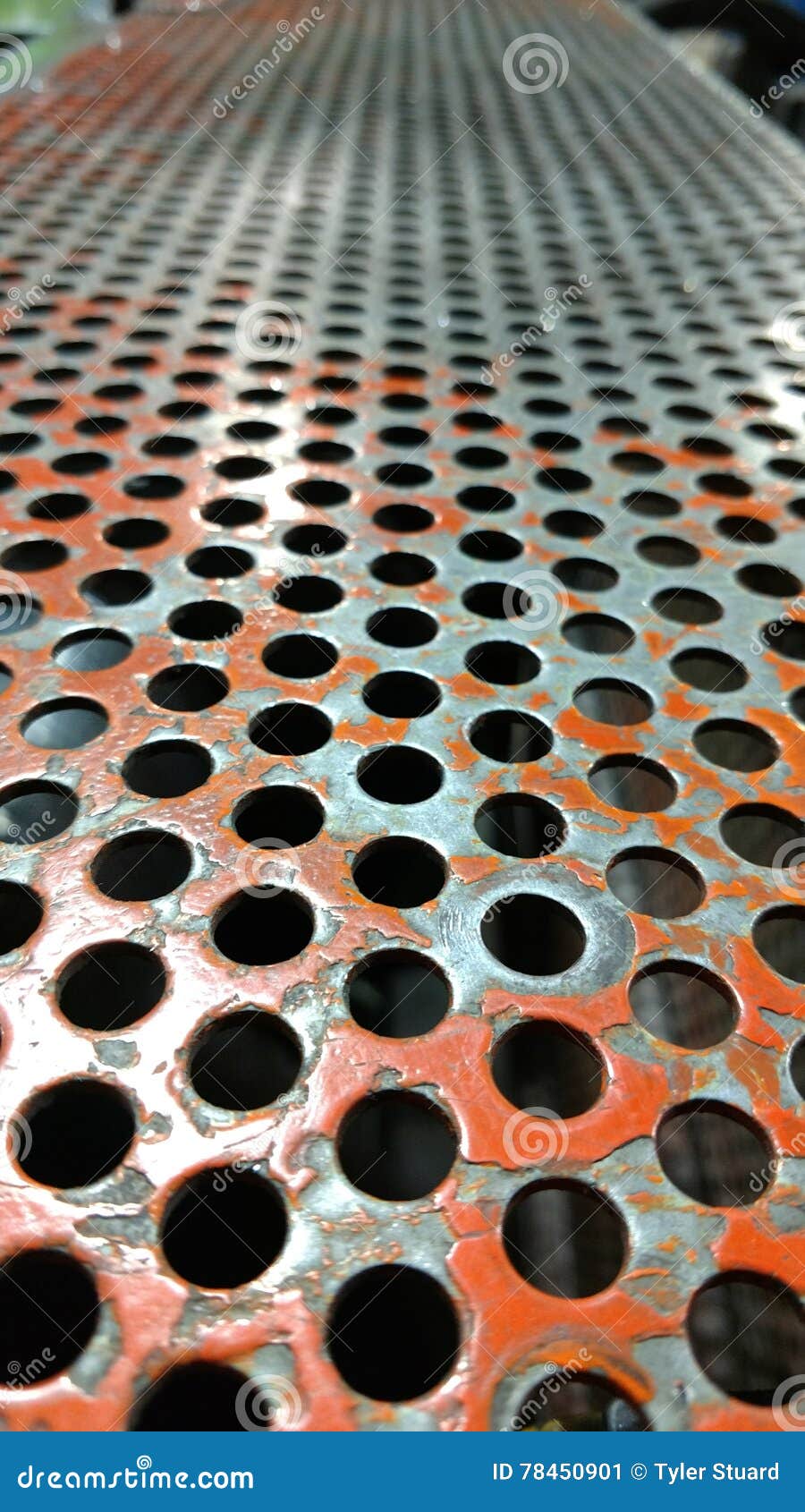 Metal grate stock image. Image of worn, chipped, metal - 78450901