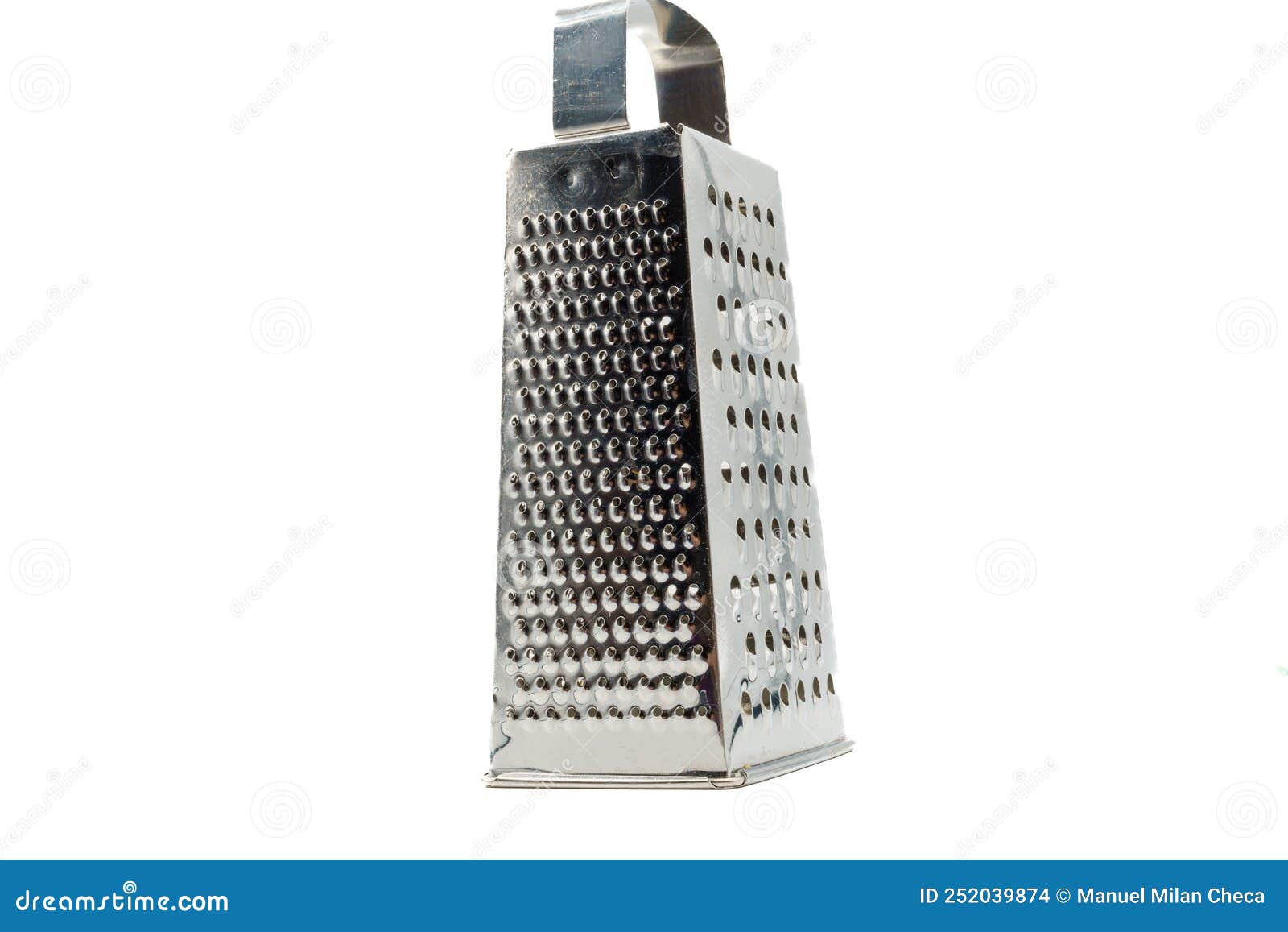 Metal Grater Isolated on a White Background Stock Photo - Image of ...