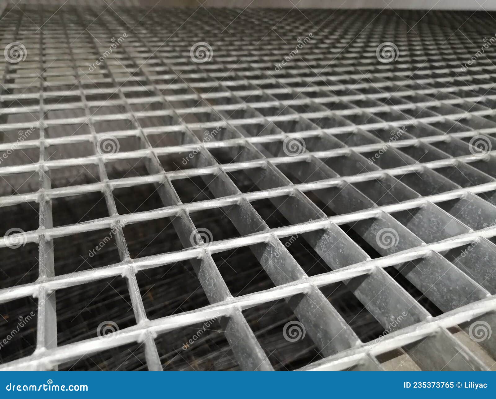 Metal Grating Mesh for Construction and Renovation Stock Image - Image ...