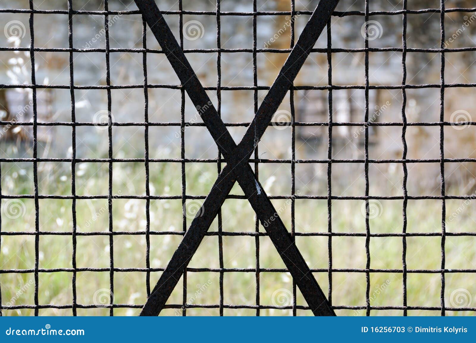 Metal grid stock image. Image of geometric, closeup, material - 16256703