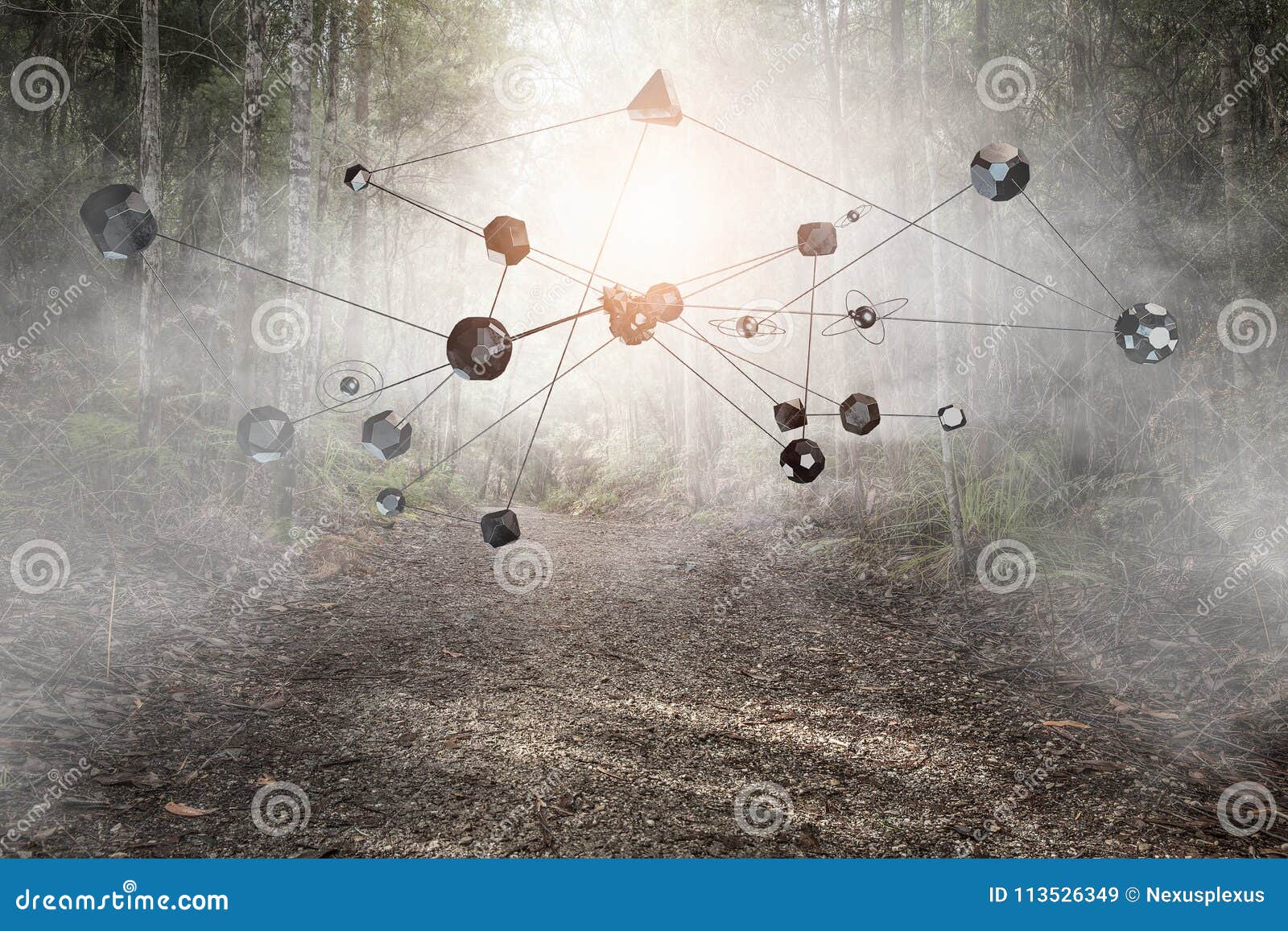 Wireless Interaction and Connection. Mixed Media Stock Image - Image of ...