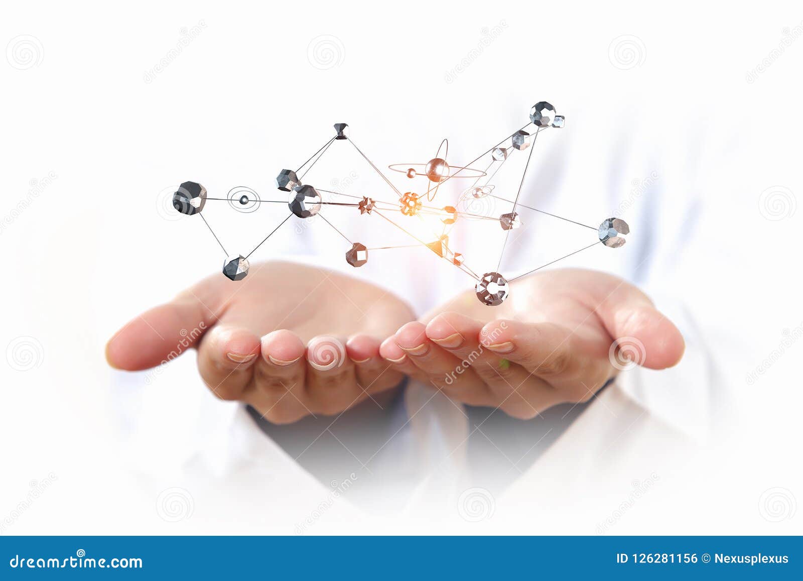 Wireless Interaction and Connection. Mixed Media Stock Photo - Image of ...