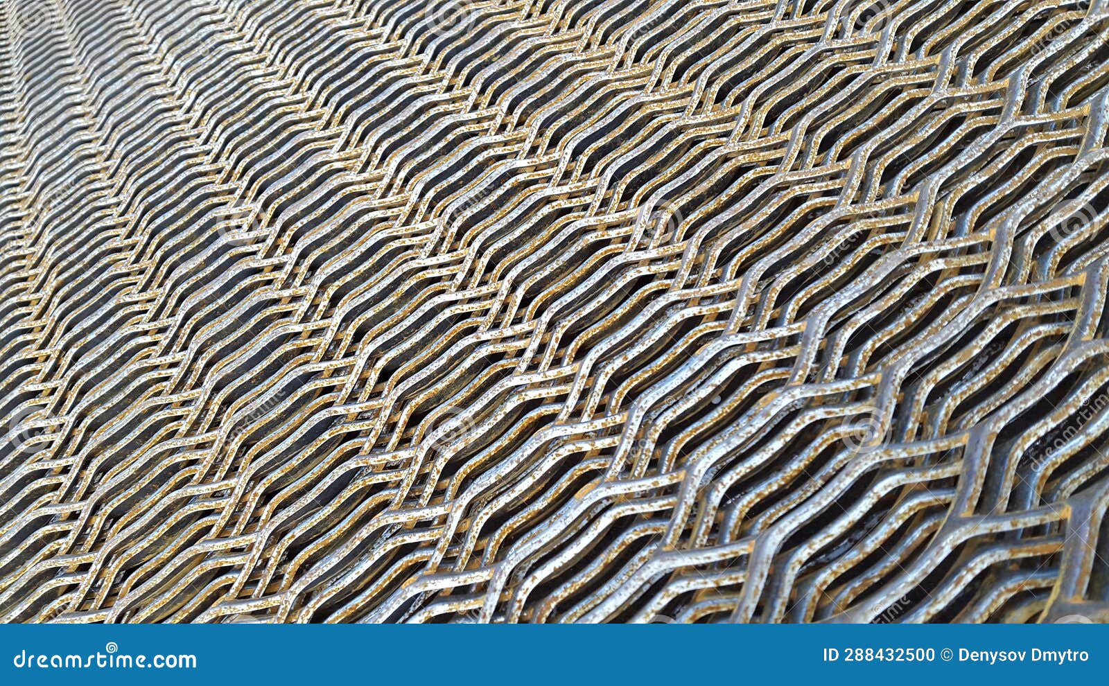 Metal grid. Iron grid stock photo. Image of automobile - 288432500