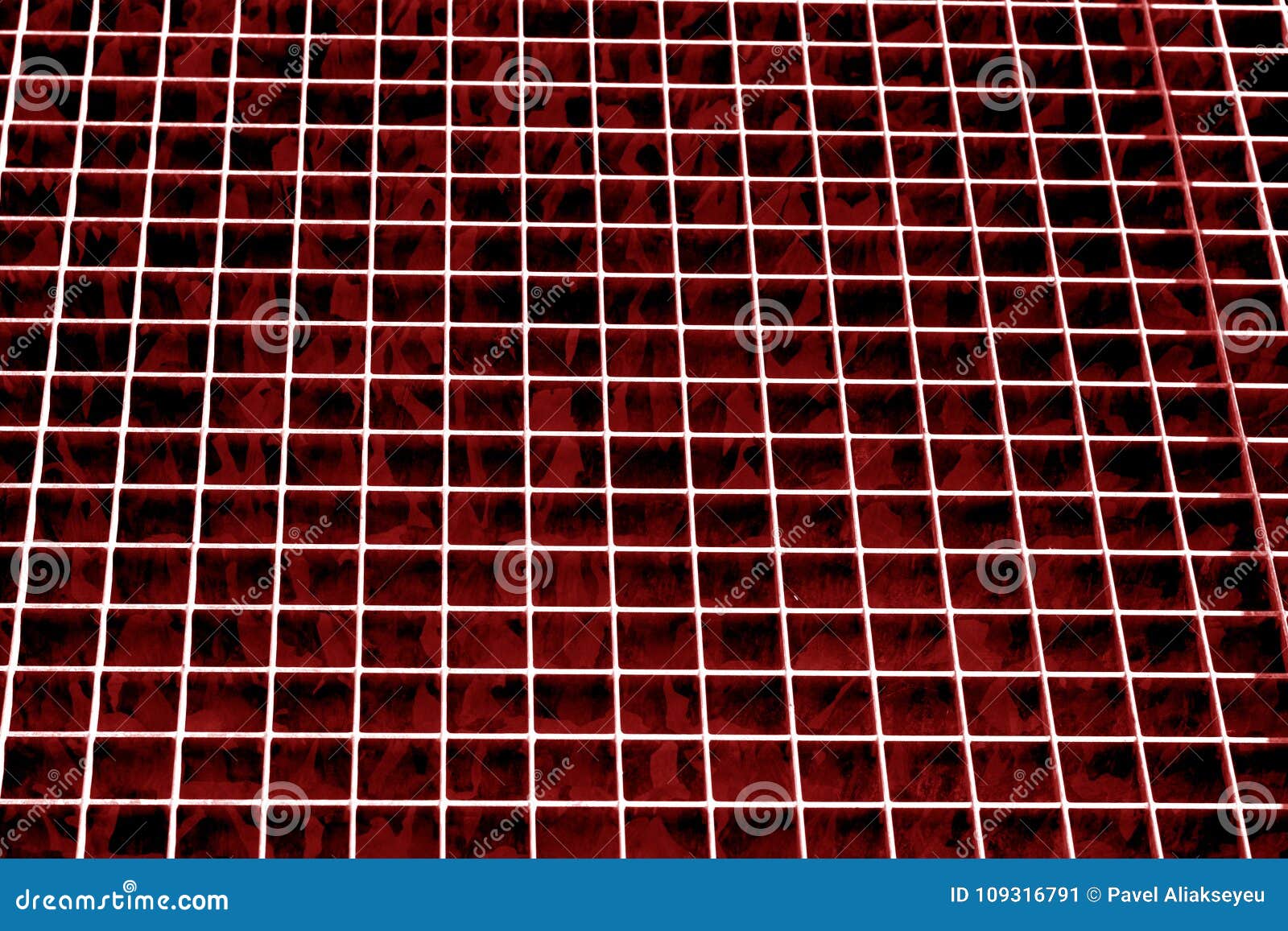 Metal Grid Texture in Red Tone. Stock Image - Image of futuristic ...