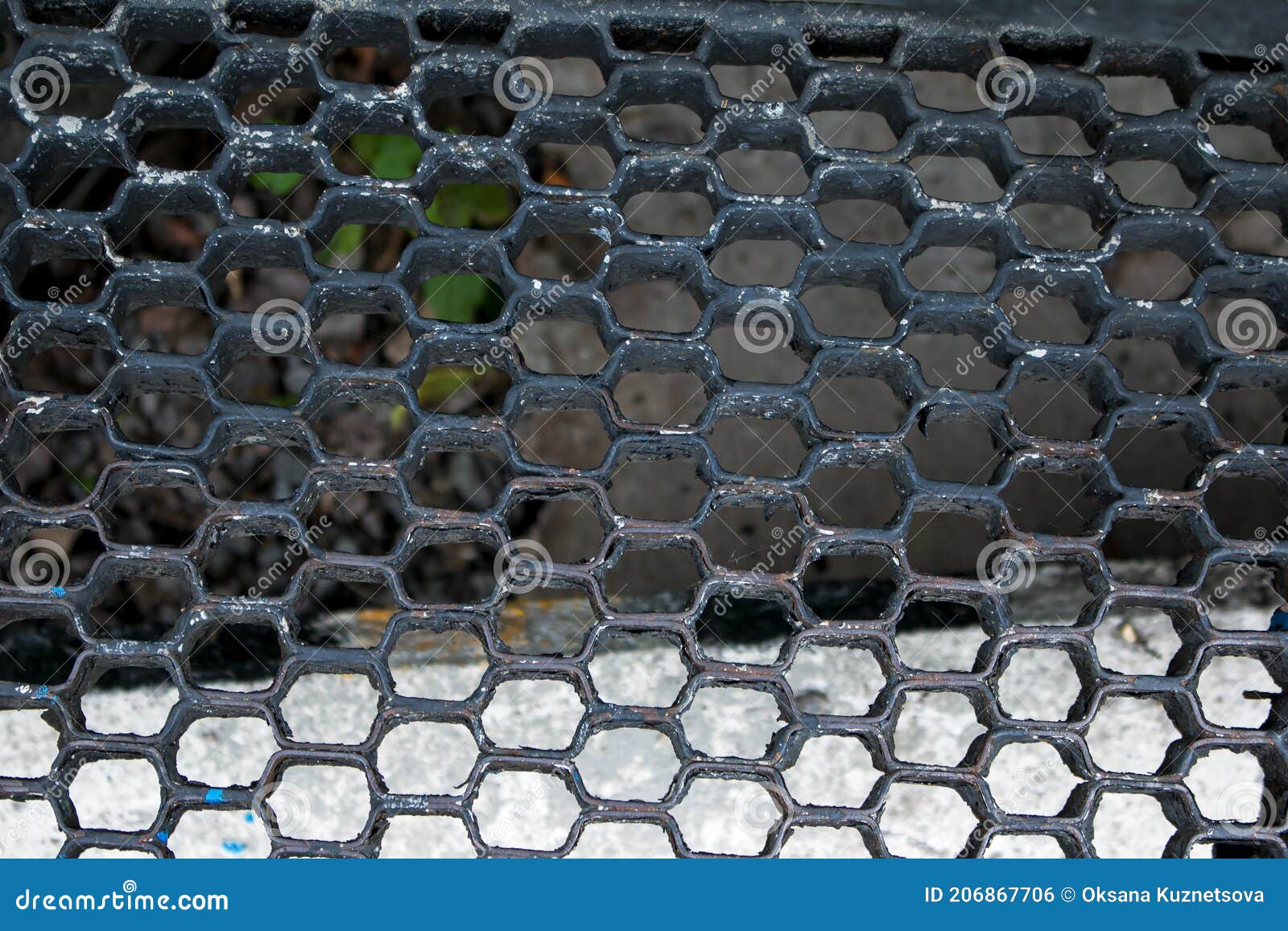 Texture. Rusty Metal Mesh Background with Cells Stock Photo - Image of ...
