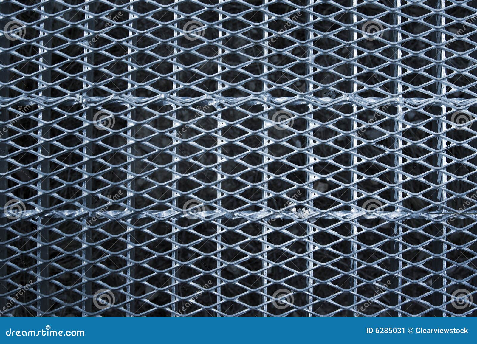 Metal Grid Fence Royalty-Free Stock Photography | CartoonDealer.com ...