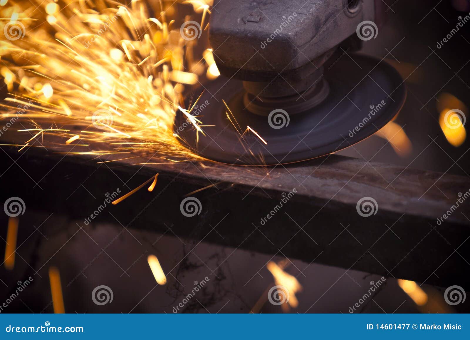Metal grinding machine stock image. Image of detail, grinding - 14601477