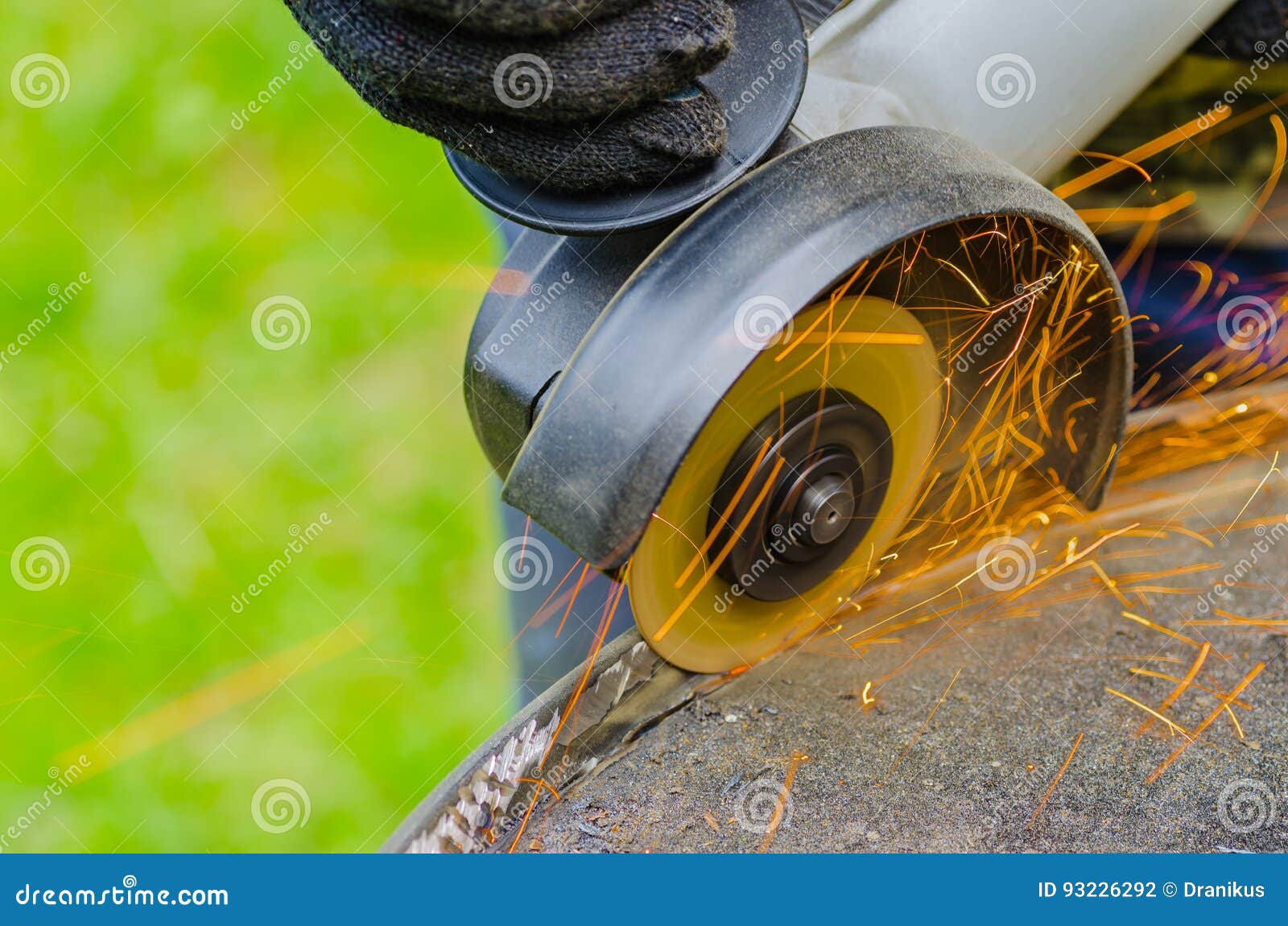 Metal grinding machine stock photo. Image of production - 93226292