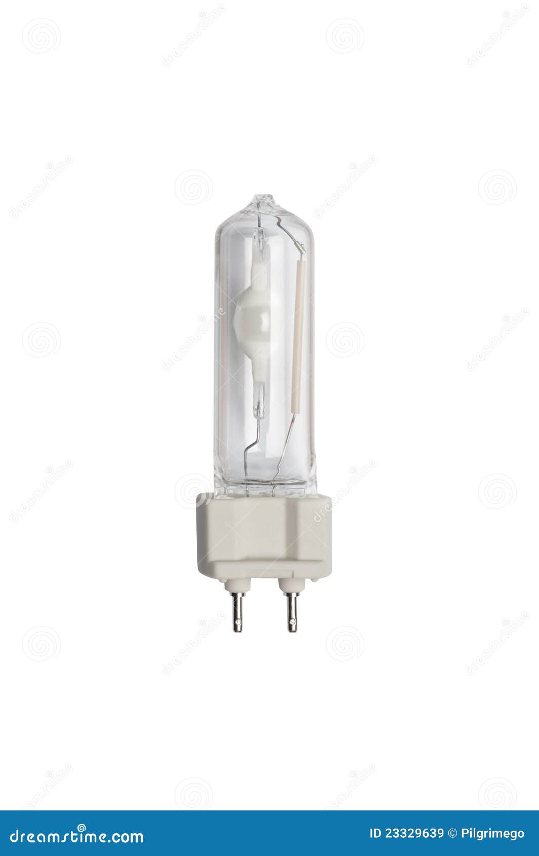 Metal Halogen Bulb. Isolated Image . Stock Image - Image of metal ...