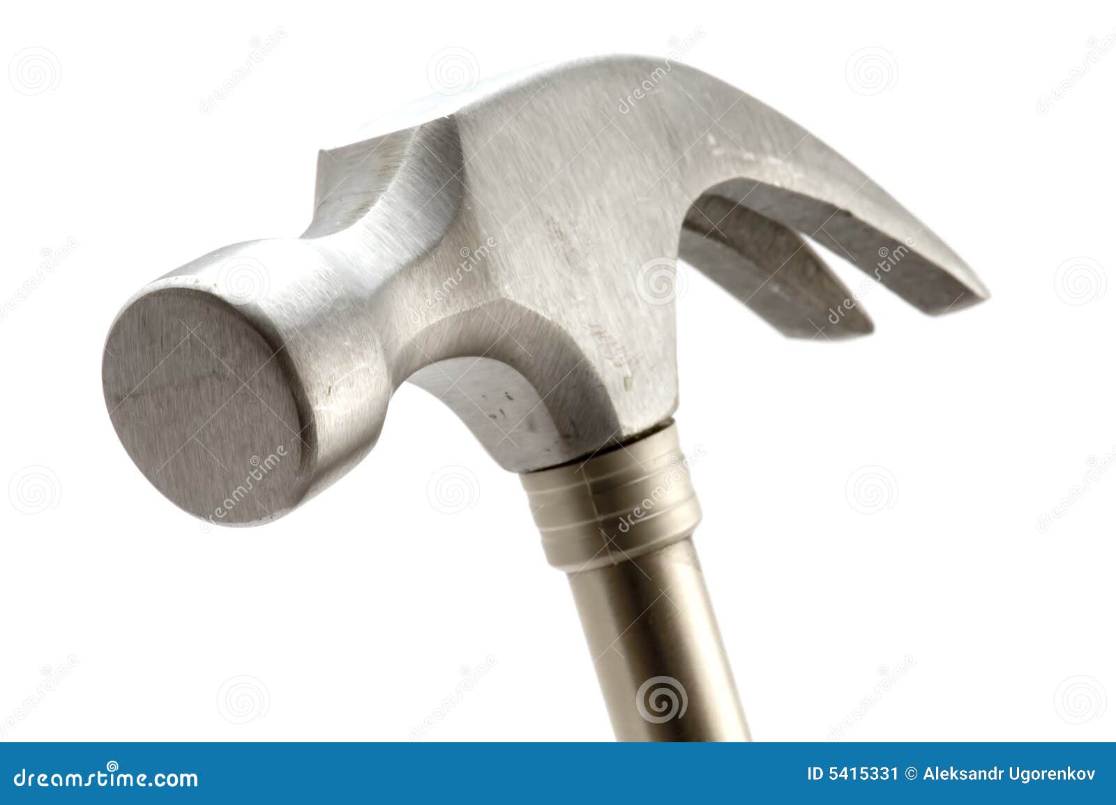 Metal hammer close up stock image. Image of toolkit, metal - 5415331