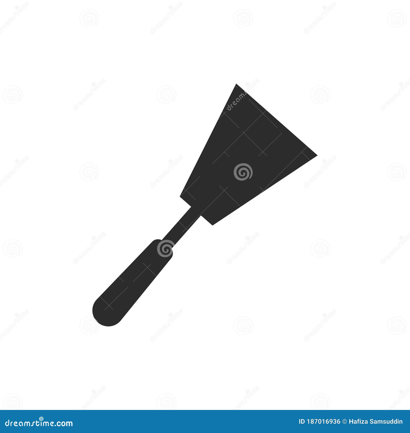 Metal Hand Scraper. Vector Illustration Decorative Design Stock Vector ...