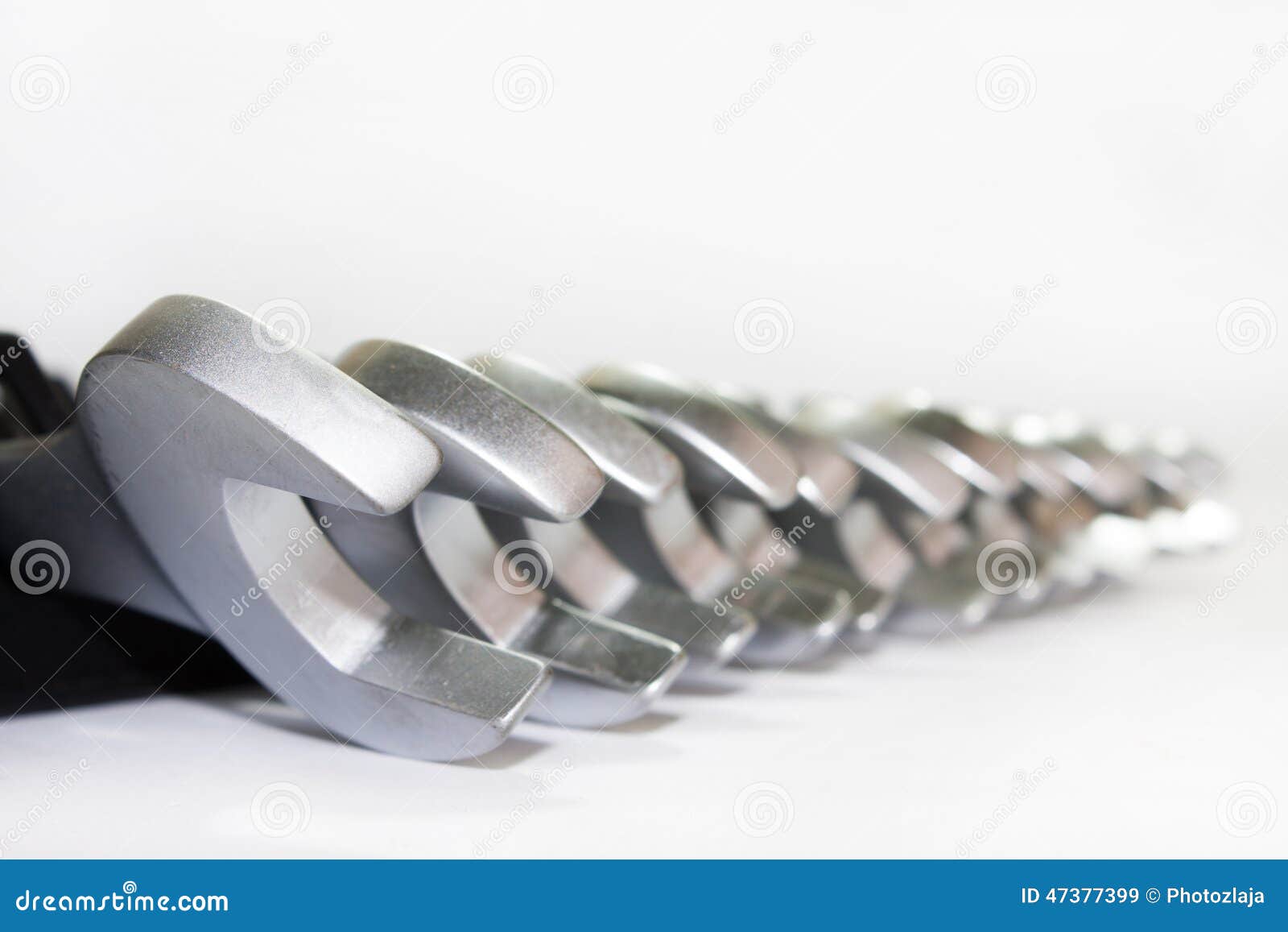 Metal hand tools set stock image. Image of metal, construction - 47377399