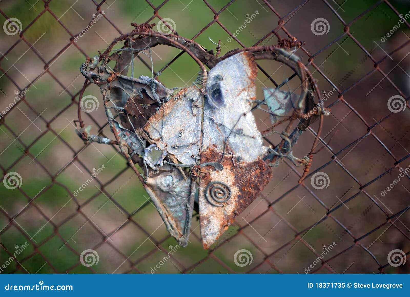 Metal Heart stock image. Image of shaped, rust, decoration - 18371735