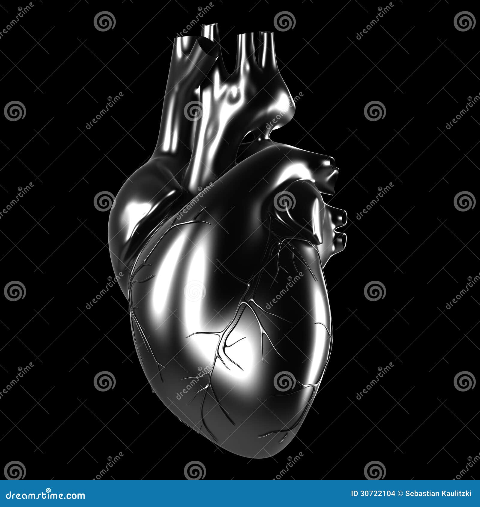 Metal heart stock illustration. Illustration of body - 30722104