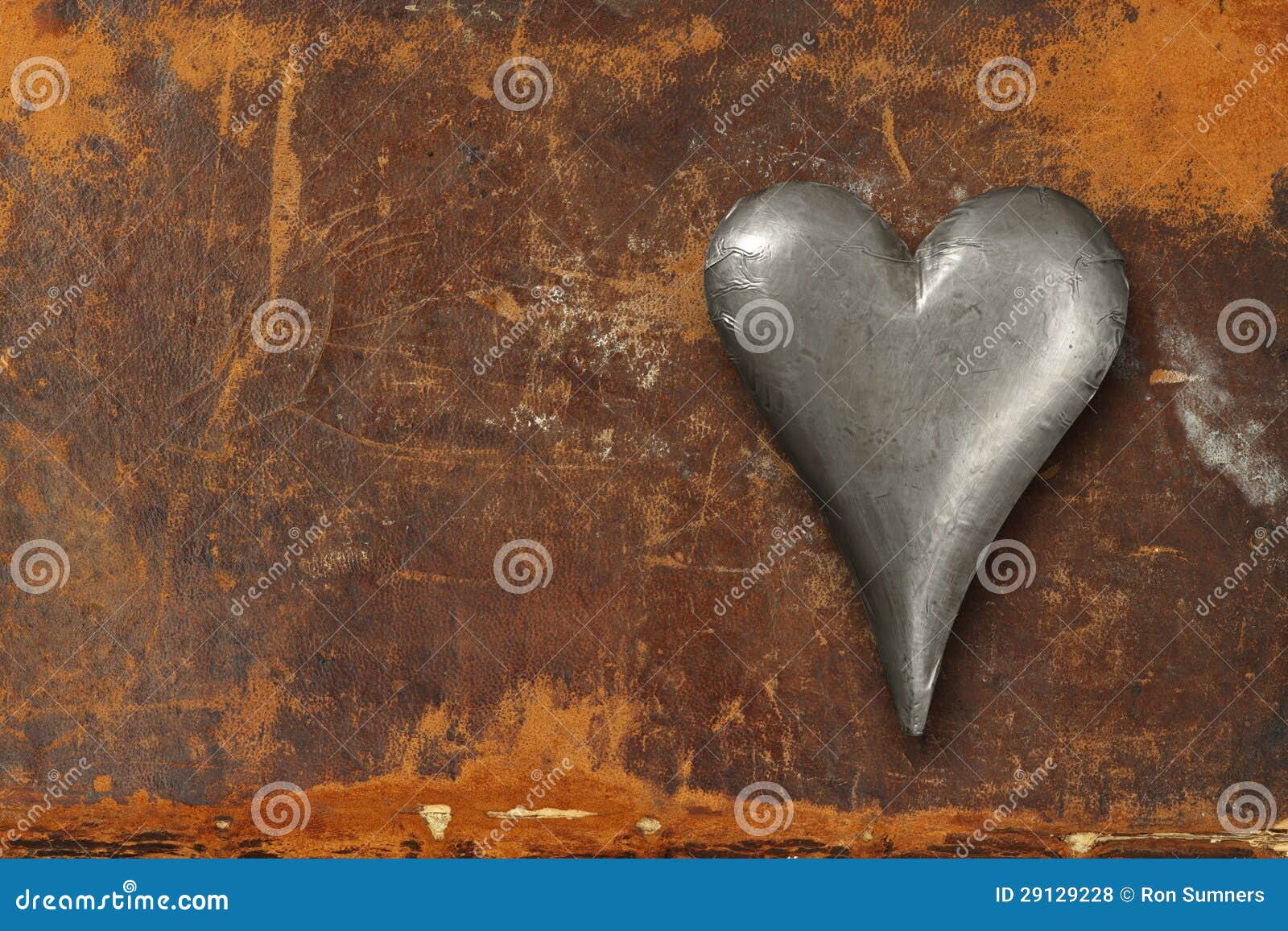 Metal Heart on Grunge Background Stock Photo - Image of steel ...
