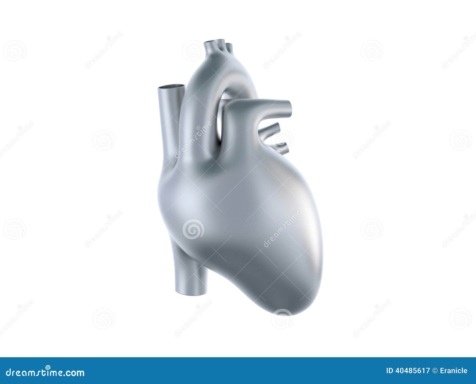 Metal Heart. Robot Human Anatomy. Artificial Organ. Cybernetics Future ...