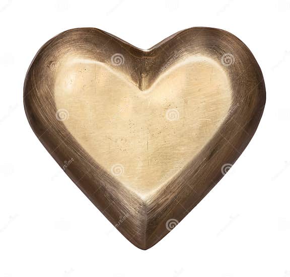 Metal heart stock photo. Image of aged, heart, bronze - 56482326