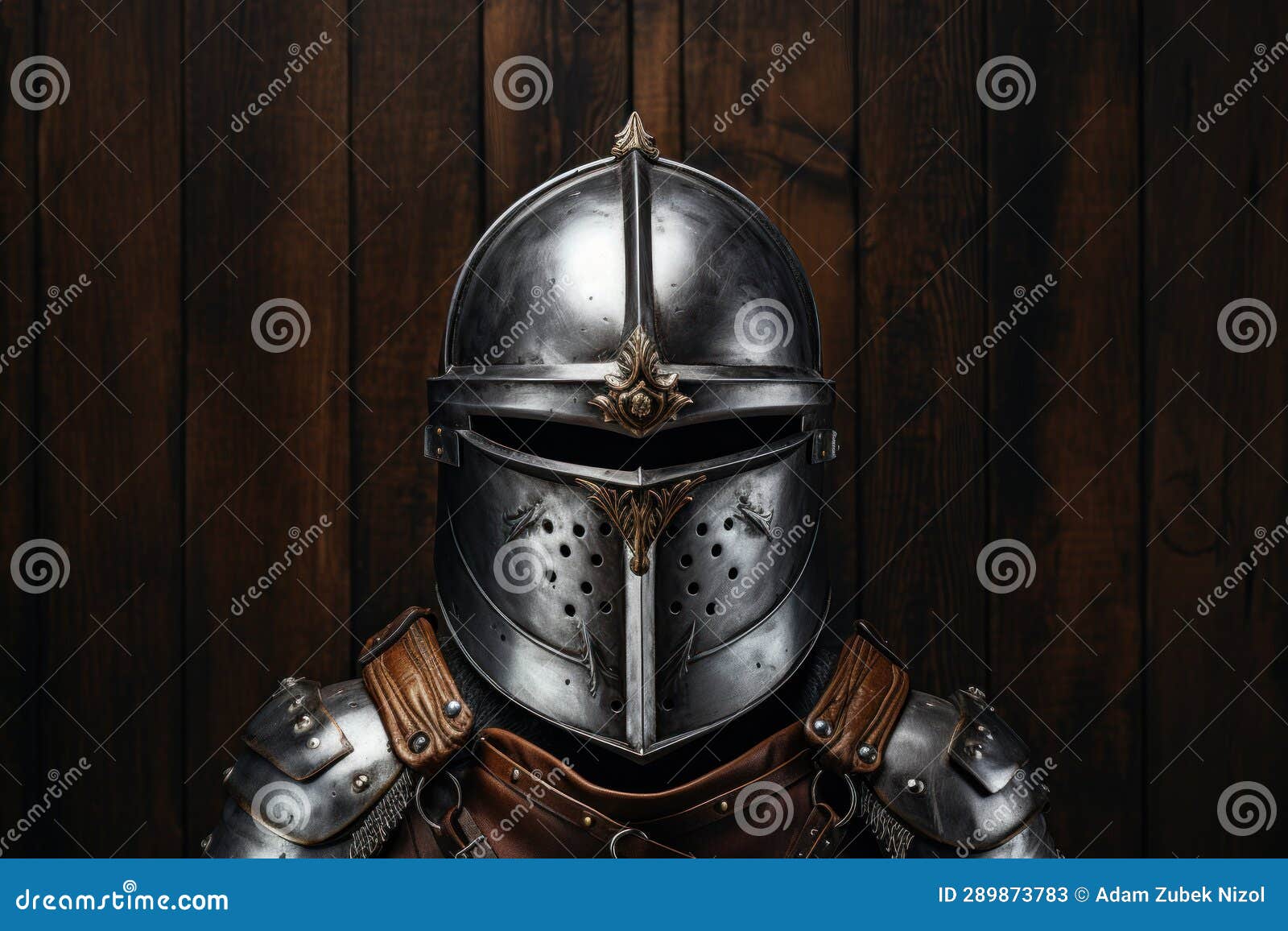 Metal Helmet Mockup, Realistic Style Cartoon Vector | CartoonDealer.com ...