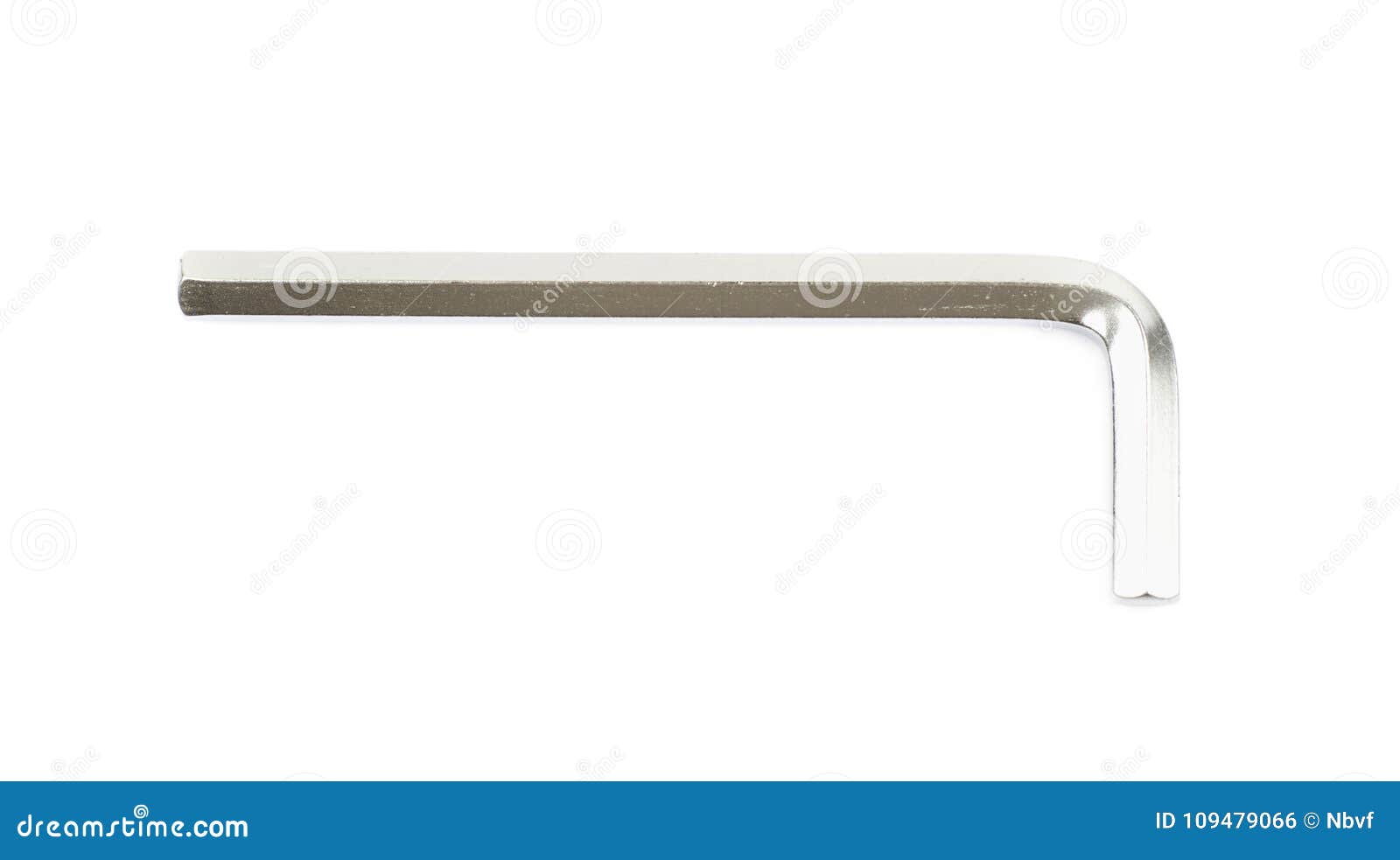 Metal hex key isolated stock photo. Image of background - 109479066