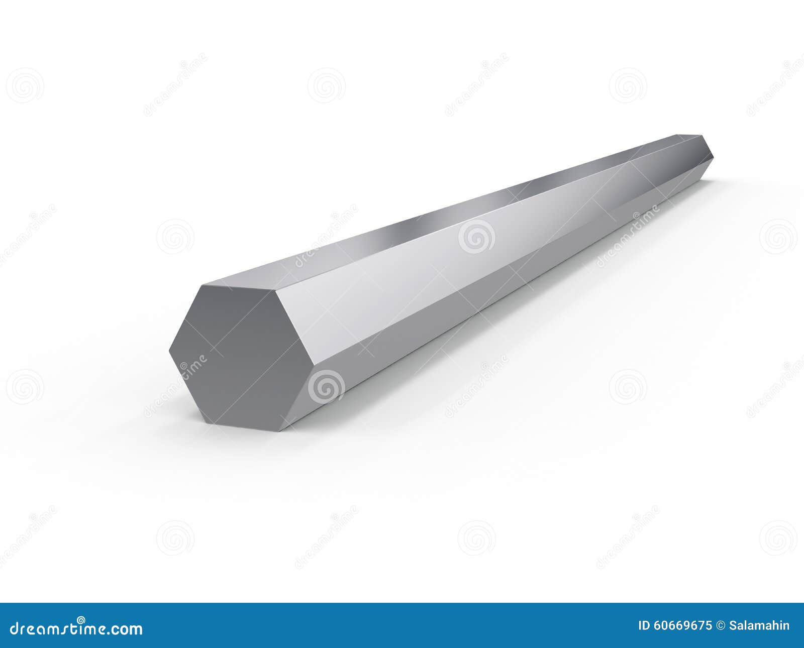 Metal hexagon stock illustration. Illustration of steel - 60669675