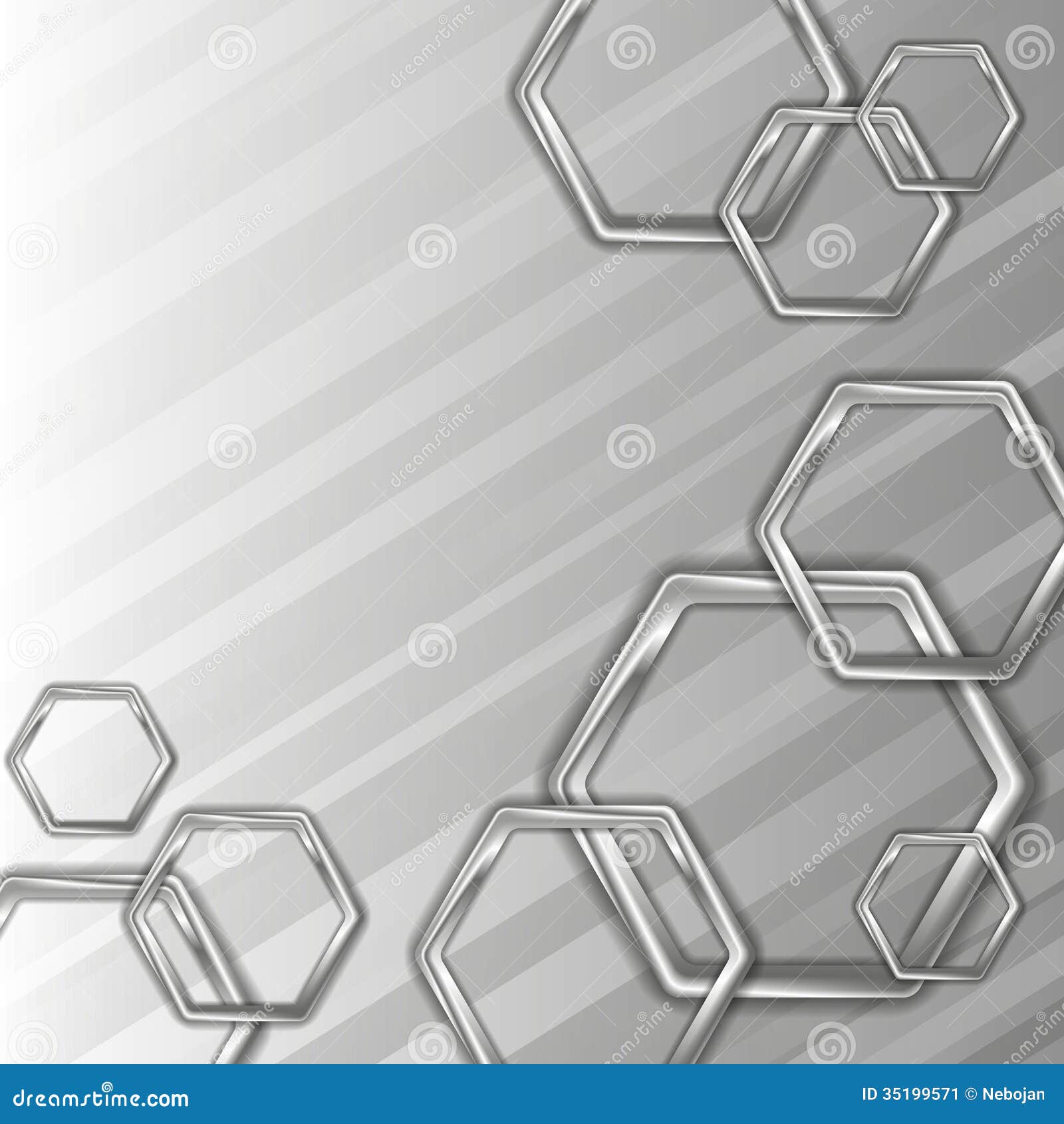 Metal hexagons stock vector. Illustration of shadow, figure - 35199571 Metal hexagons stock vector. Illustration of shadow, figure - 35199571