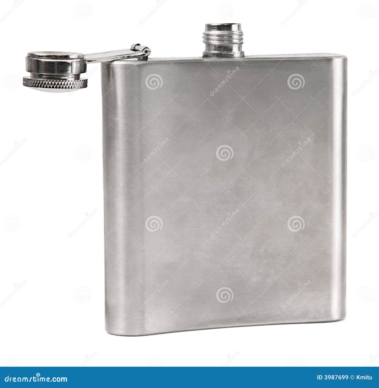 Metal Hip Flask for Liquor stock image. Image of steel - 3987699