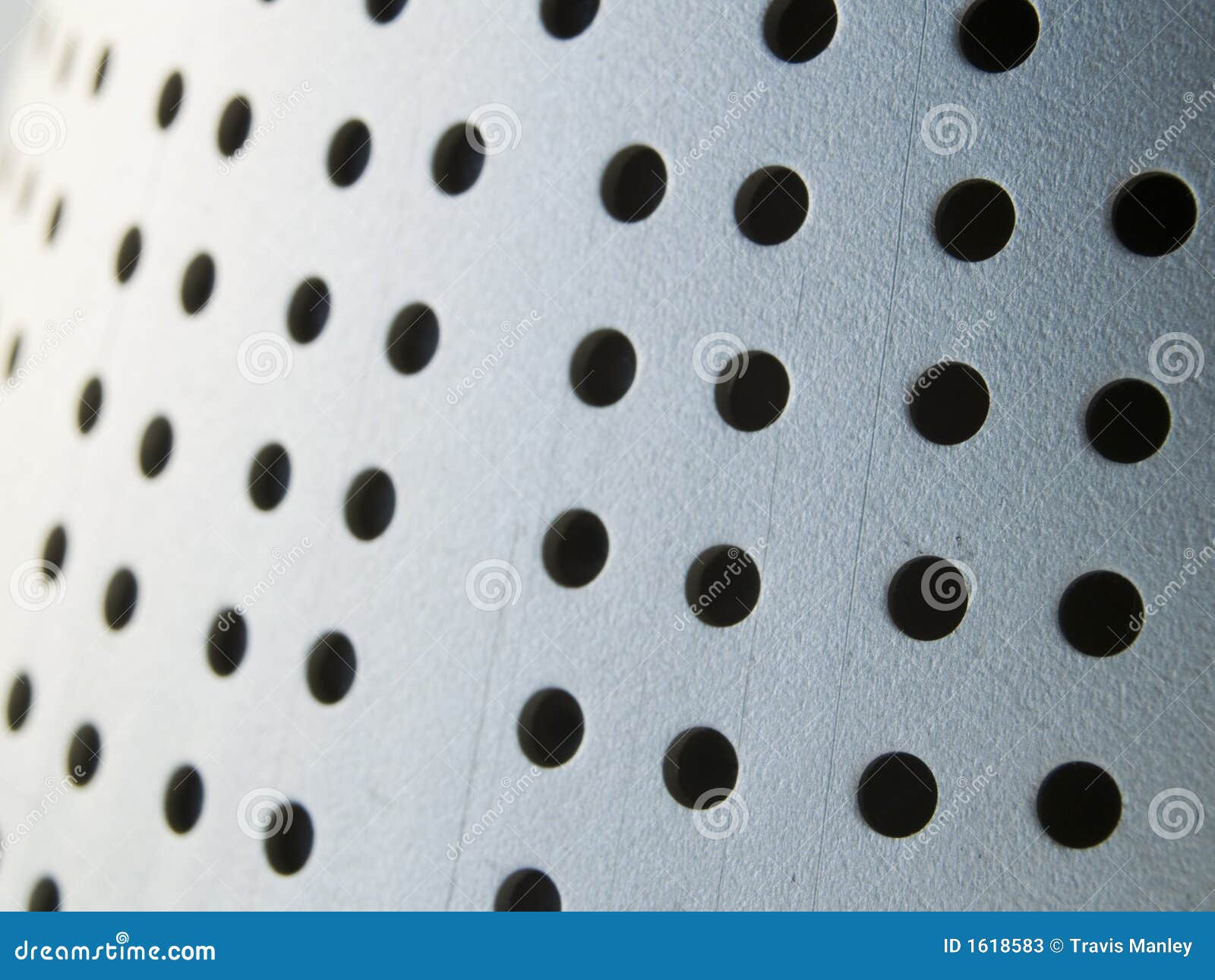 Metal holes stock image. Image of close, silver, material - 1618583