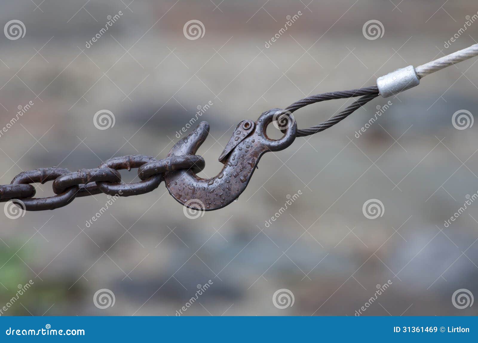 Metal hook hanging stock image. Image of iron, metal - 31361469