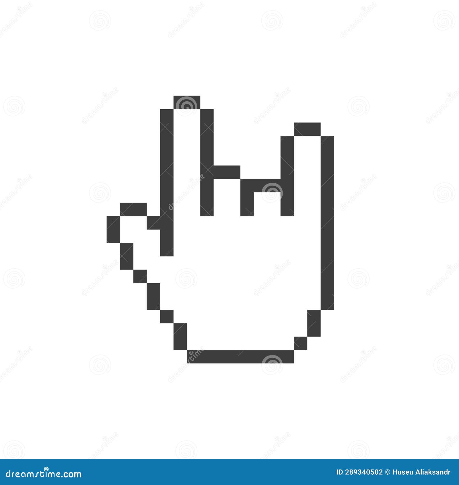 Rock On Cursor Hand Sign