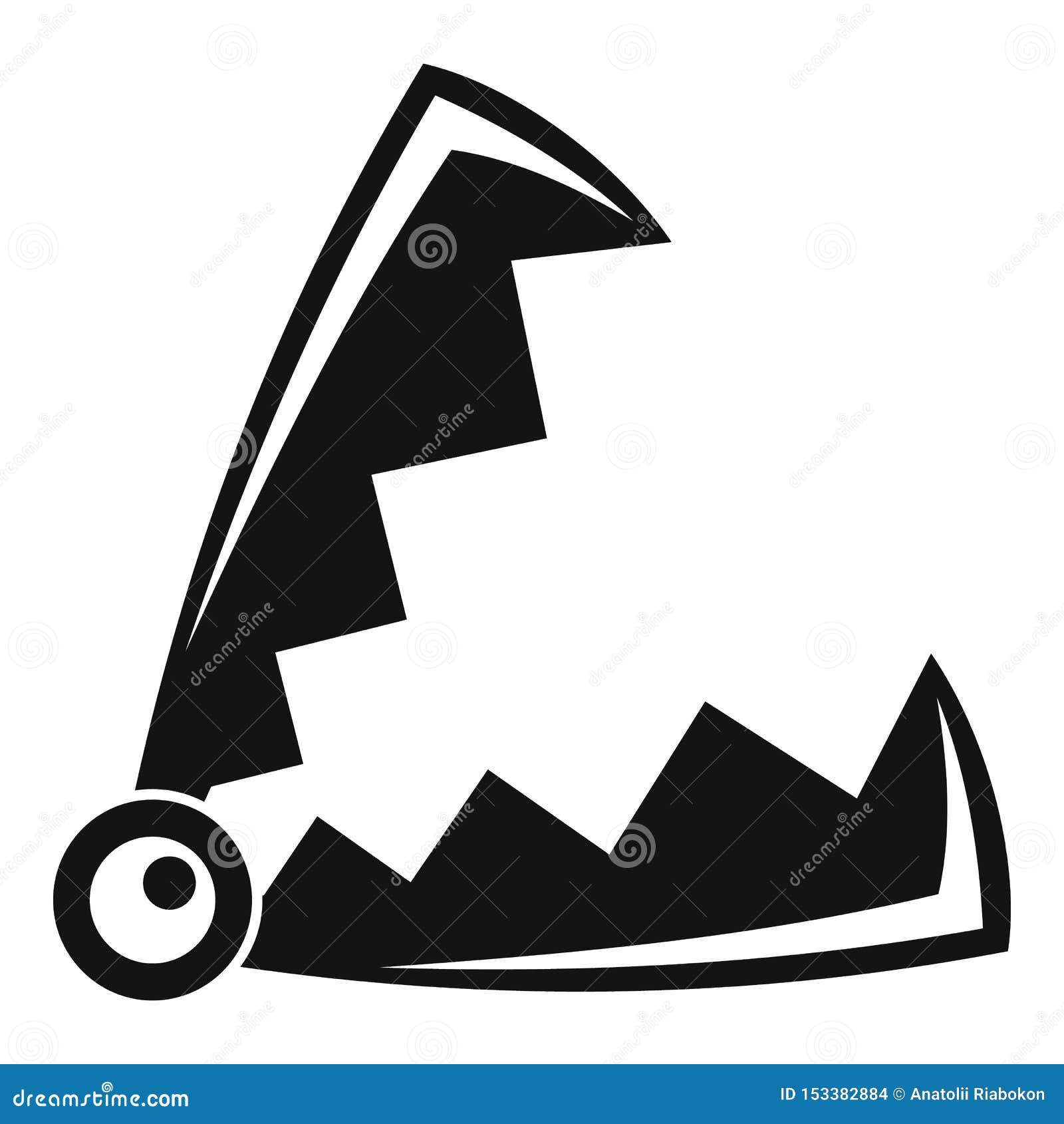 Metal Hunter Trap Icon, Simple Style Stock Vector - Illustration of ...