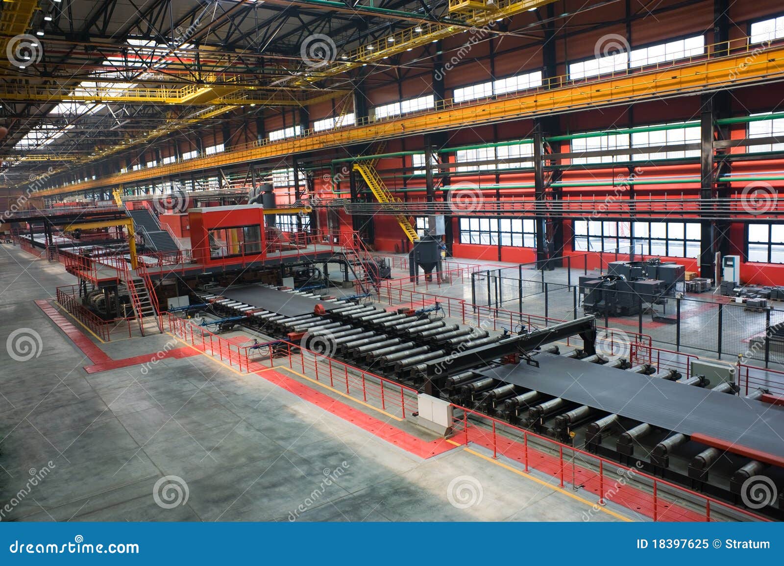 Metal Industry stock image. Image of view, roller, working - 18397625