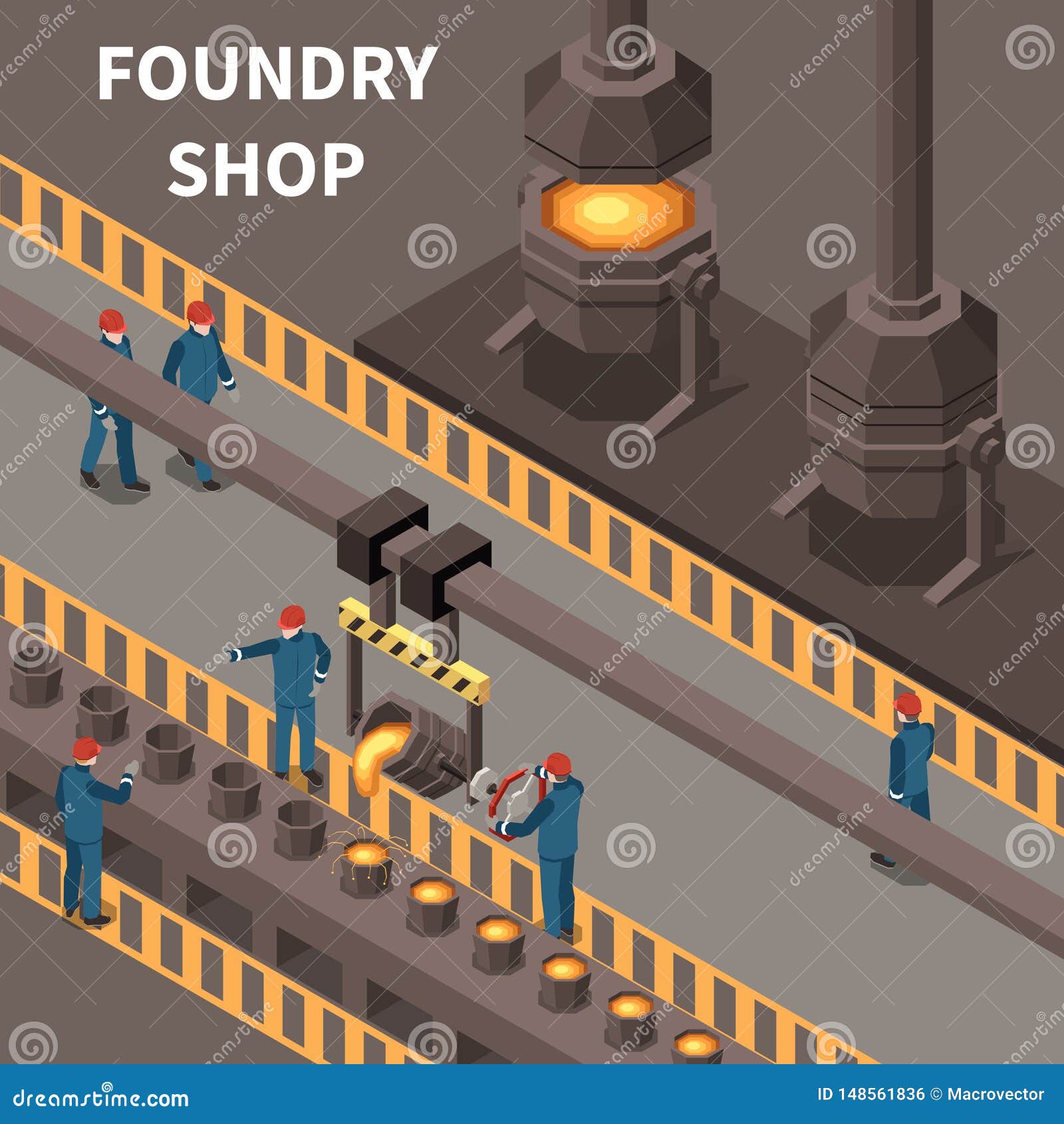 Foundry Workers Stock Illustrations – 112 Foundry Workers Stock ...