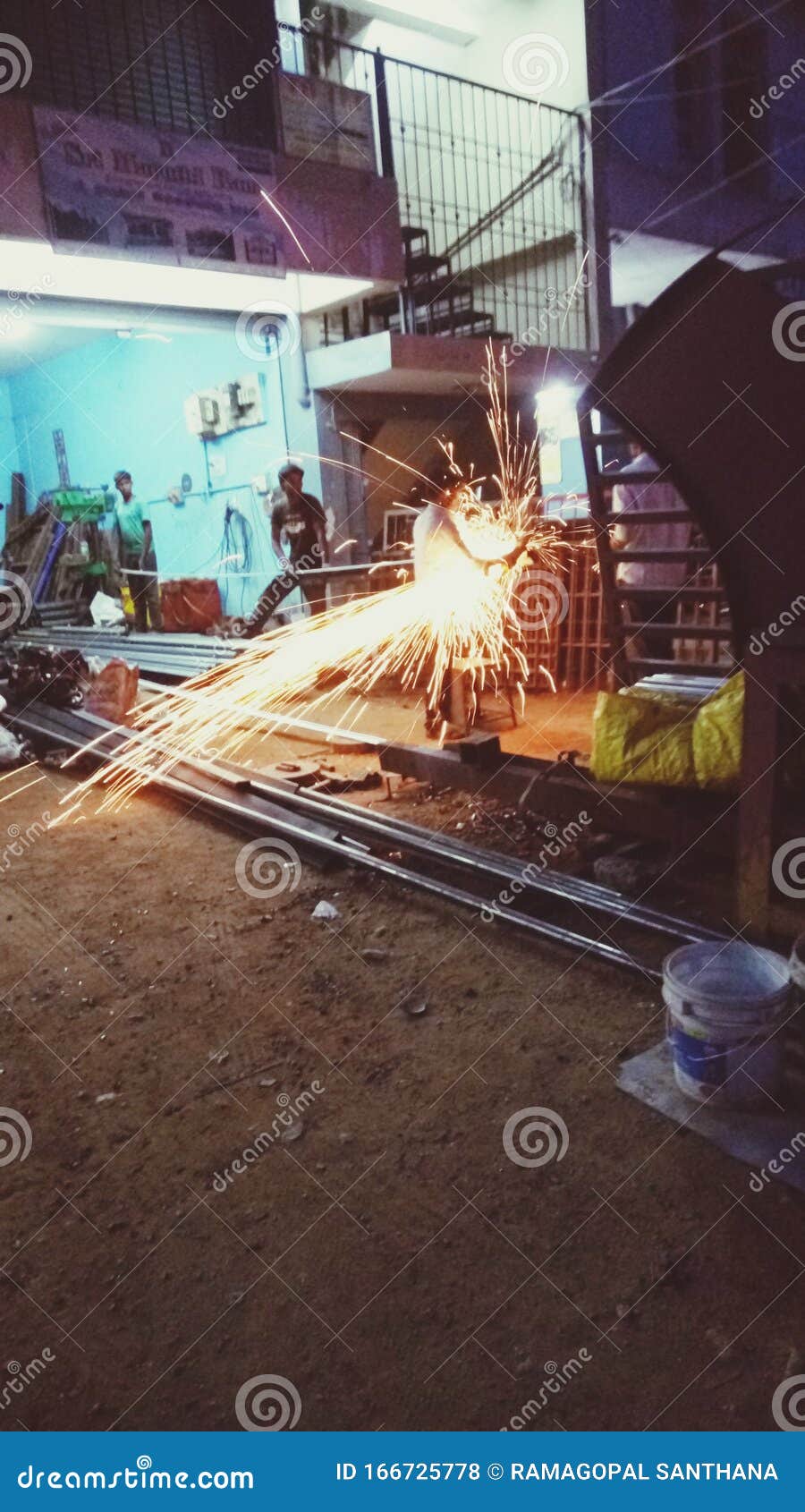 Metal Industry Work People Fire Editorial Stock Photo - Image of people ...