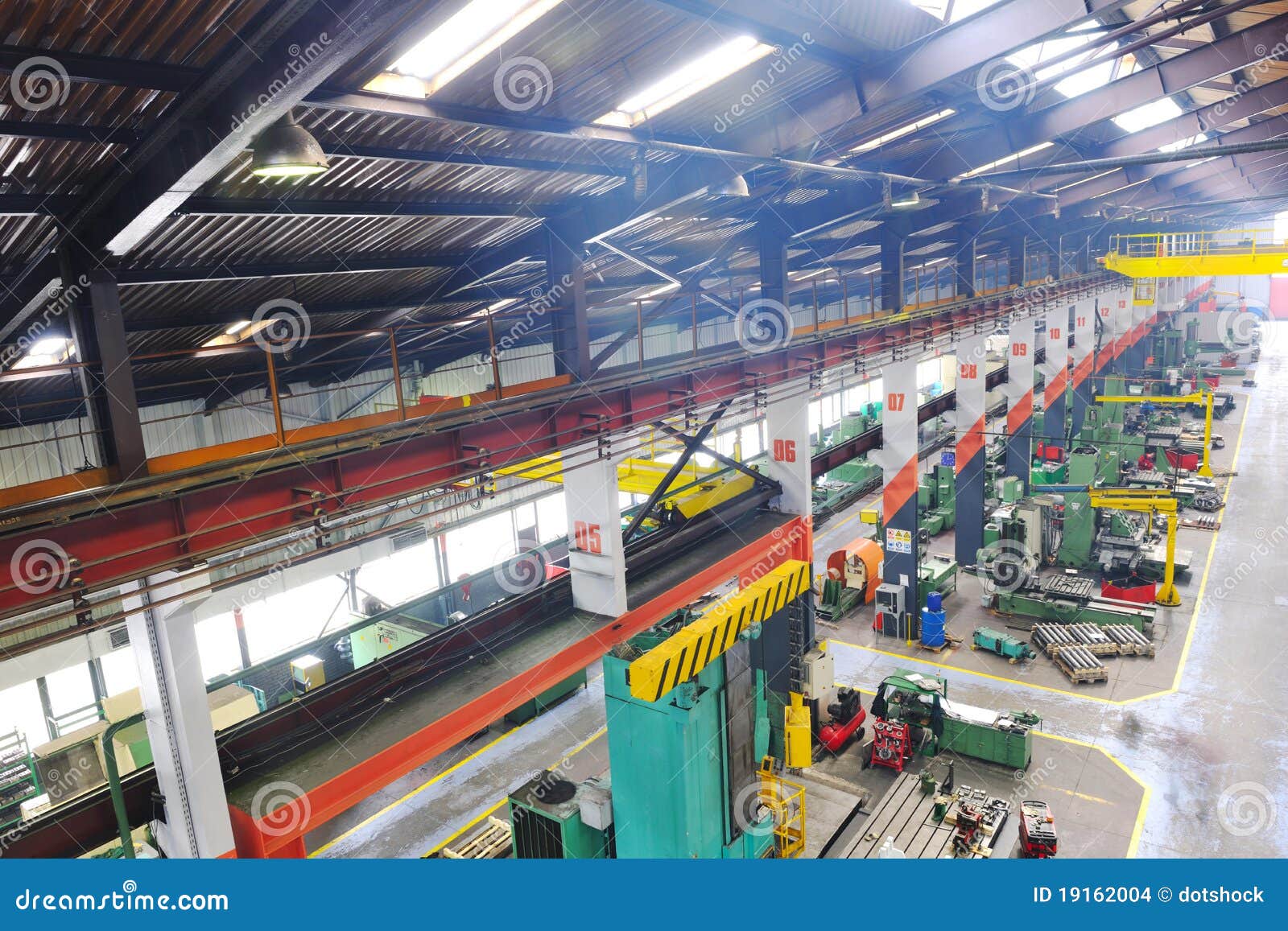 Metal Industy Factory Indoor Stock Photo - Image of business, electric ...