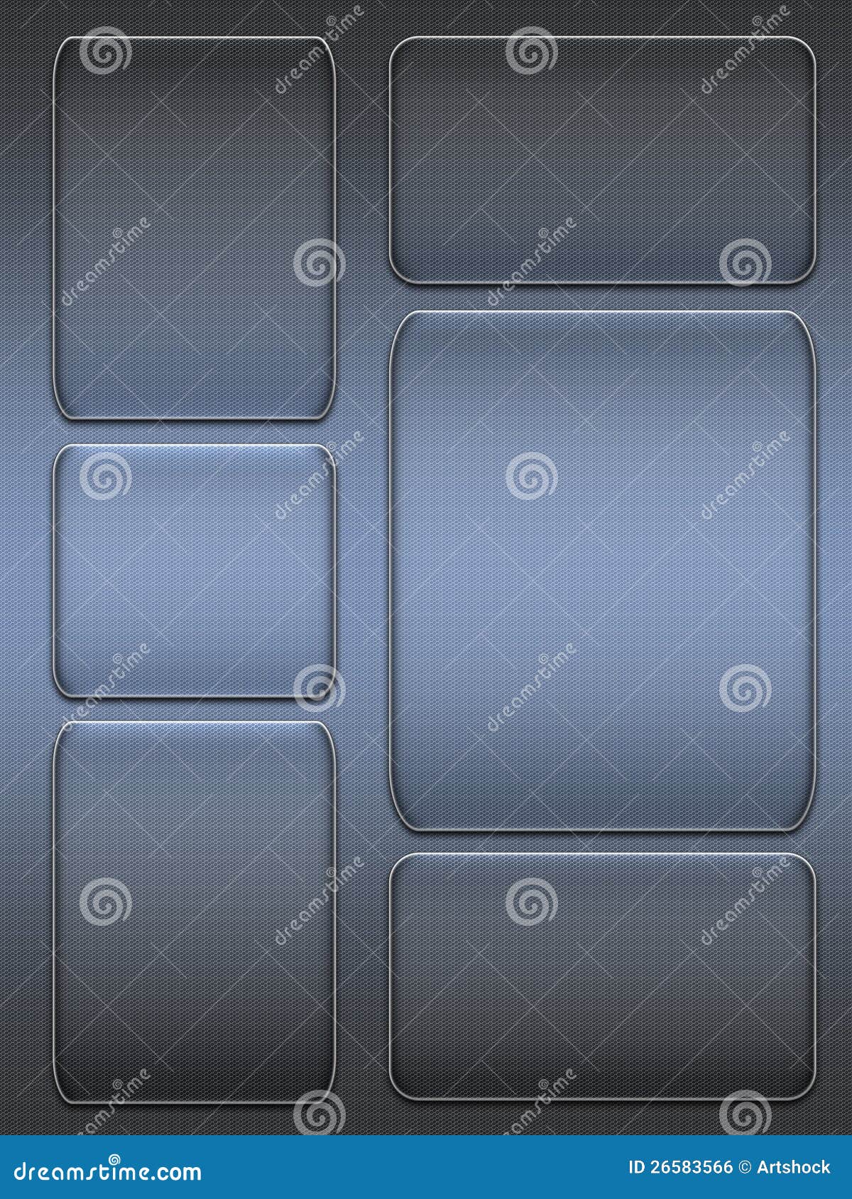 Metal interface with glass stock illustration. Illustration of message ...