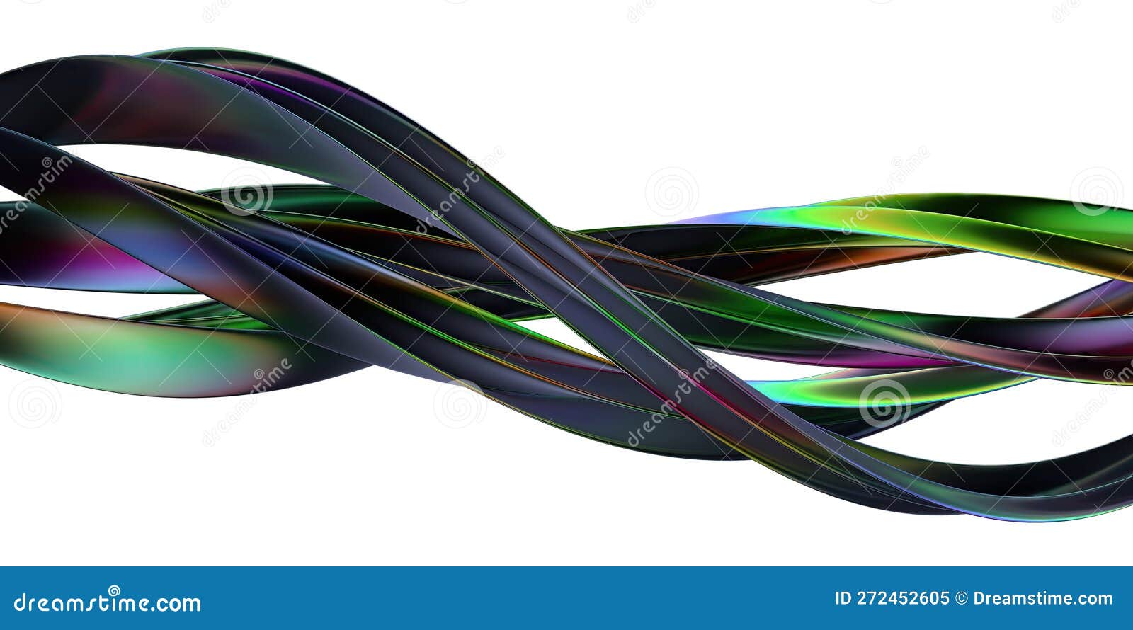 Metal Iridescent Metal Curved Isolated Abstract Dramatic Modern Luxury ...