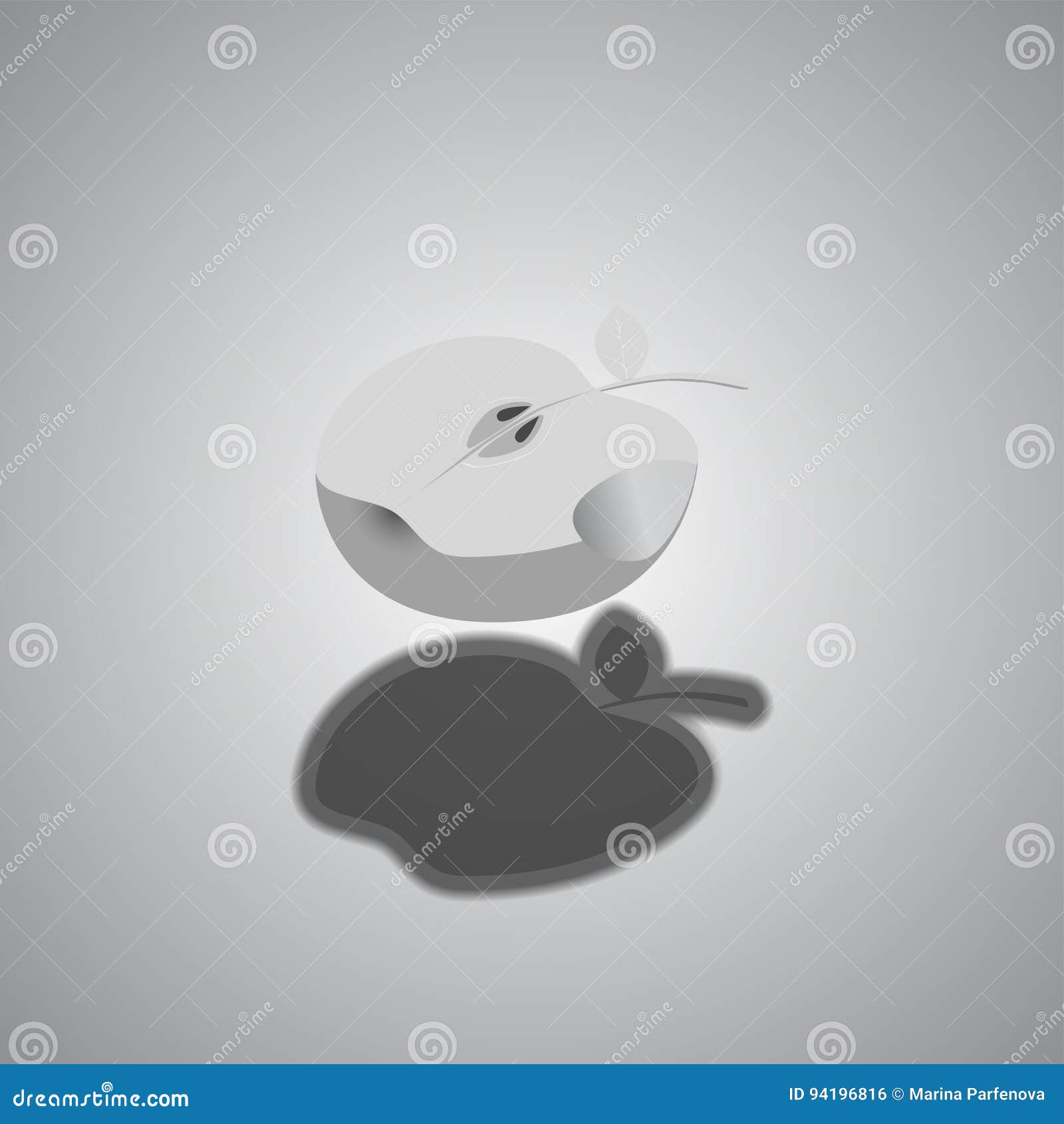 Metal Isometric Vector Icon - Apple Stock Vector - Illustration of ...