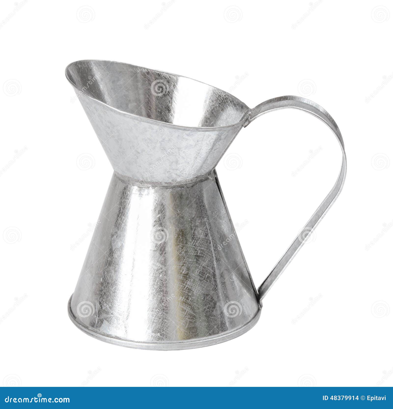 Metal jug stock photo. Image of pitcher, bucket, steel - 48379914